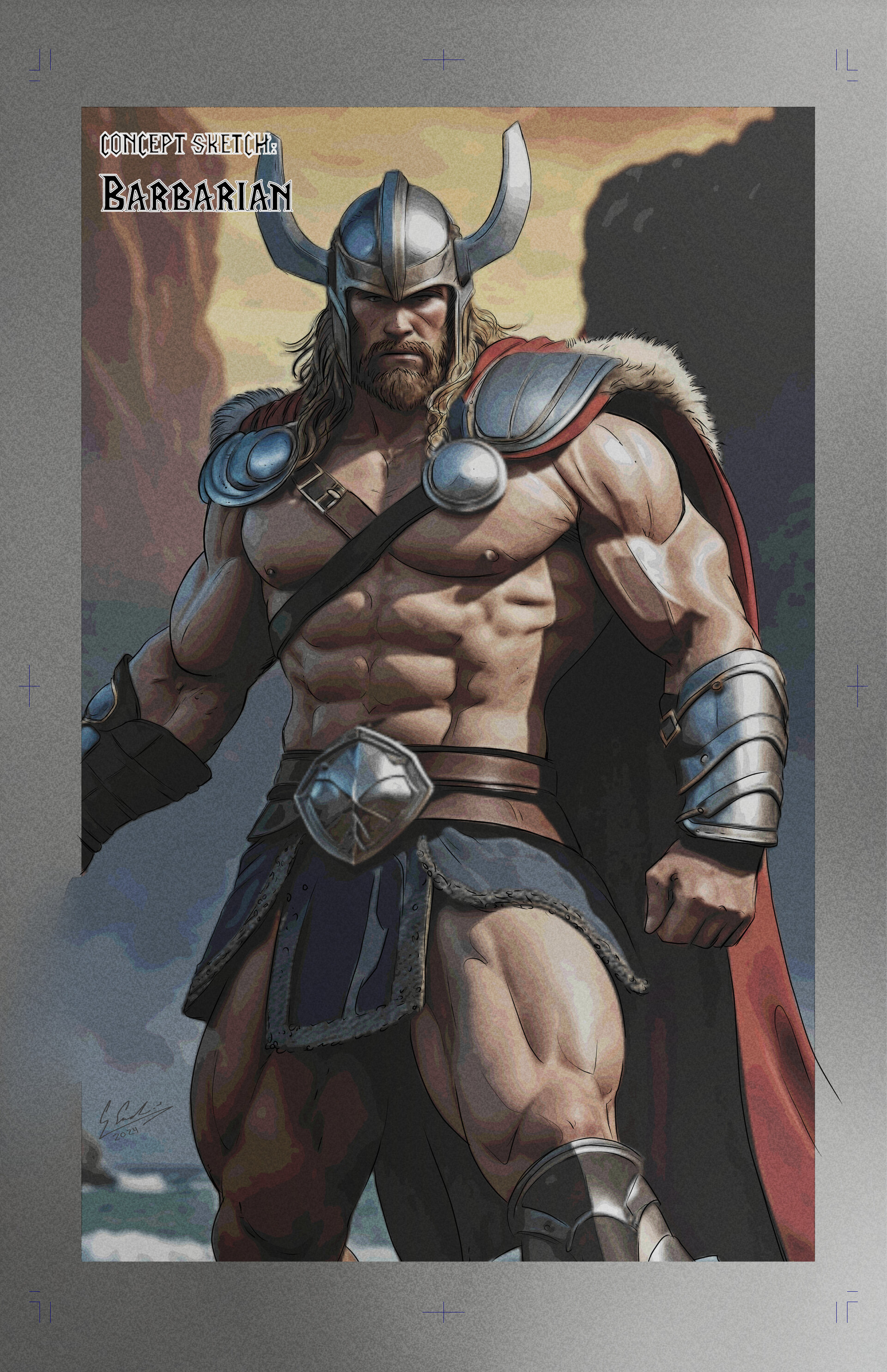 ArtStation - Barbarian Warrior Character