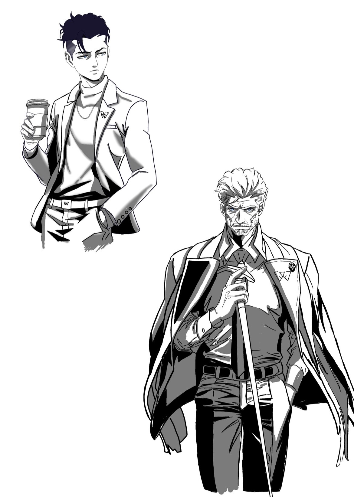 ArtStation - Bruce Wayne character sheet 2