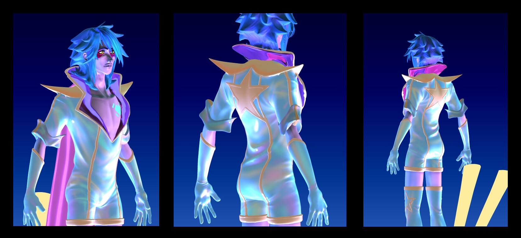 ArtStation - Jet 3D character model (Jukebox outfit)