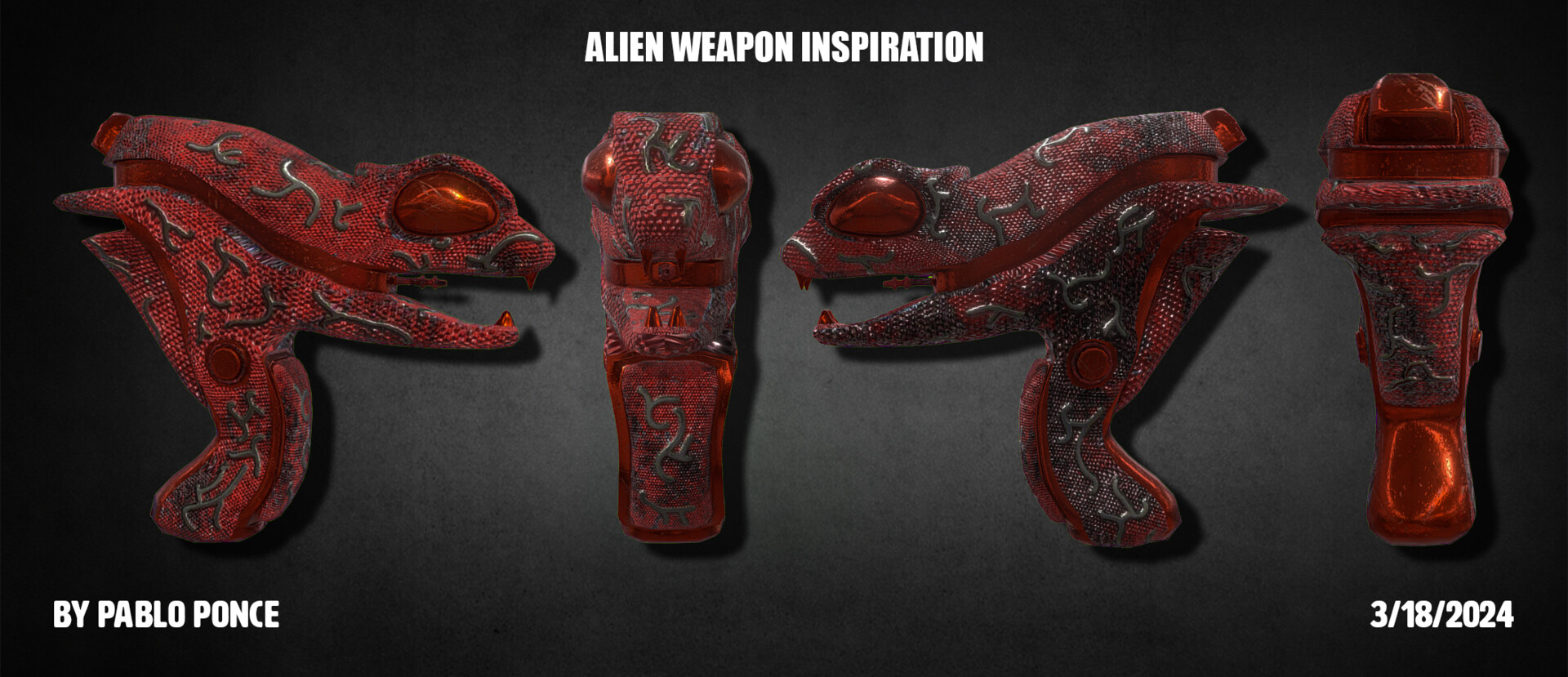 ArtStation - Alien Weapon