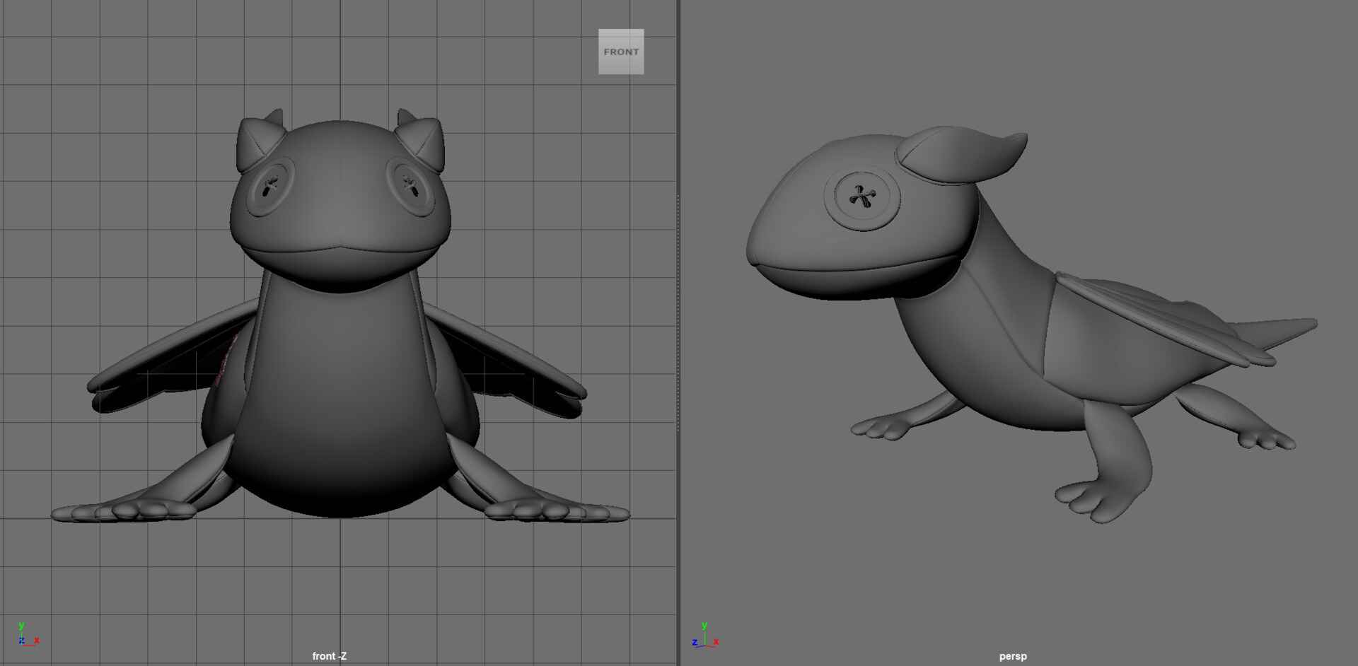 Angela Frazier - Dragon Plush, XGen Interactive Groom