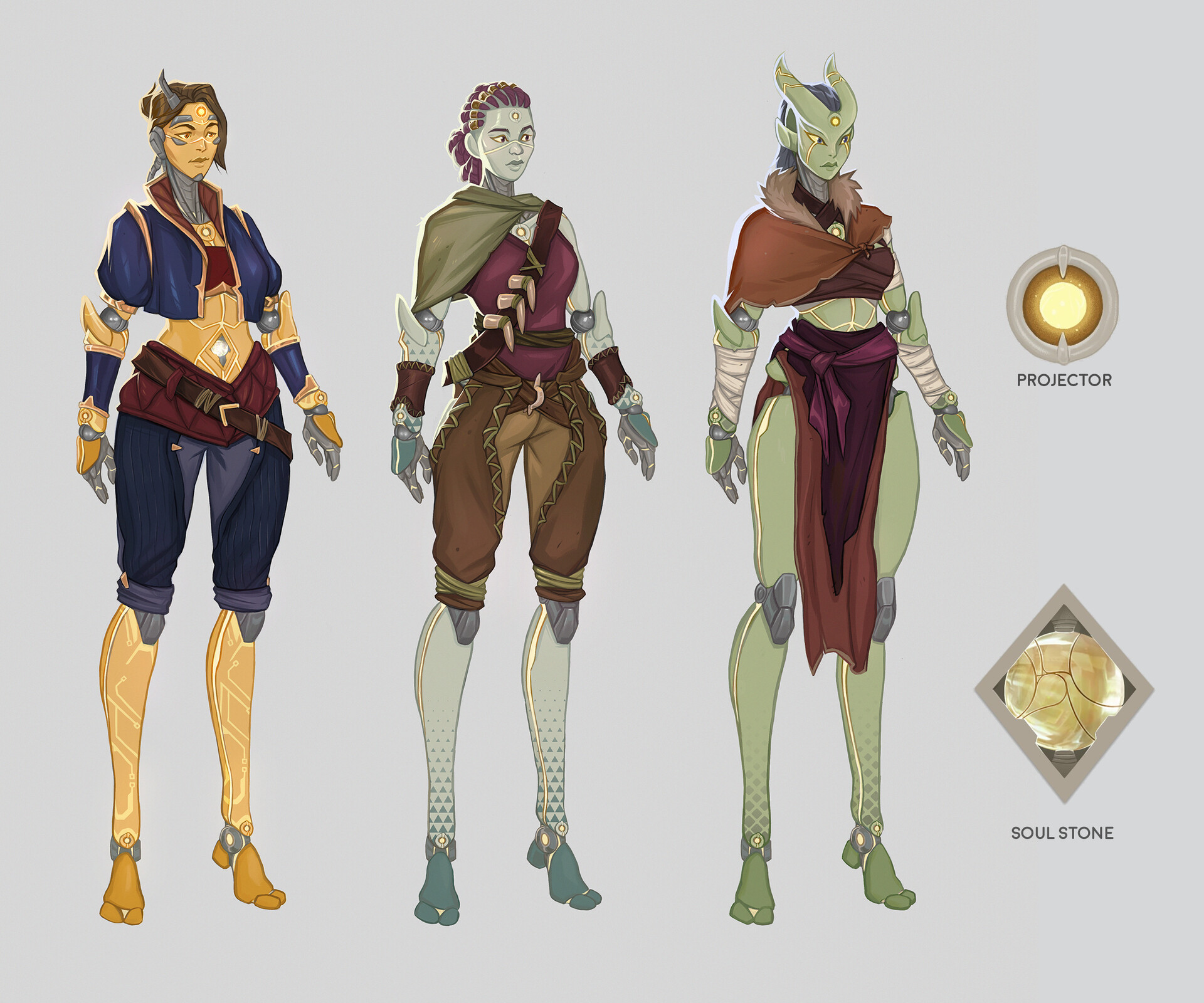 ArtStation - Holdara variations