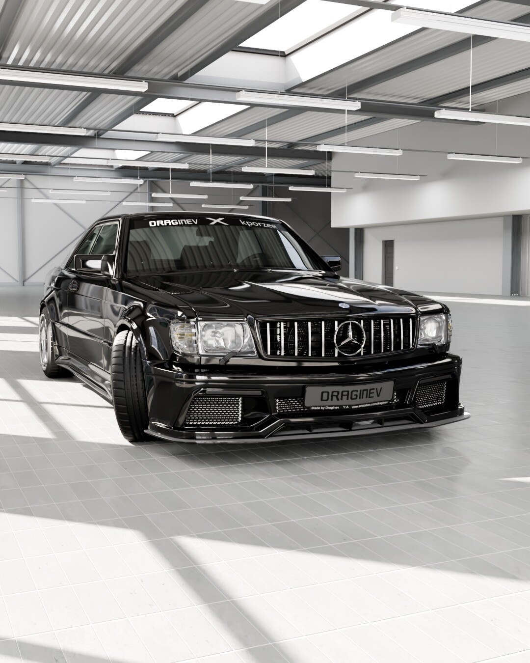 Yasser A. Muhsen - Mercedes-Benz W126 SEC 600 - DRAGINEV X KPORZEE
