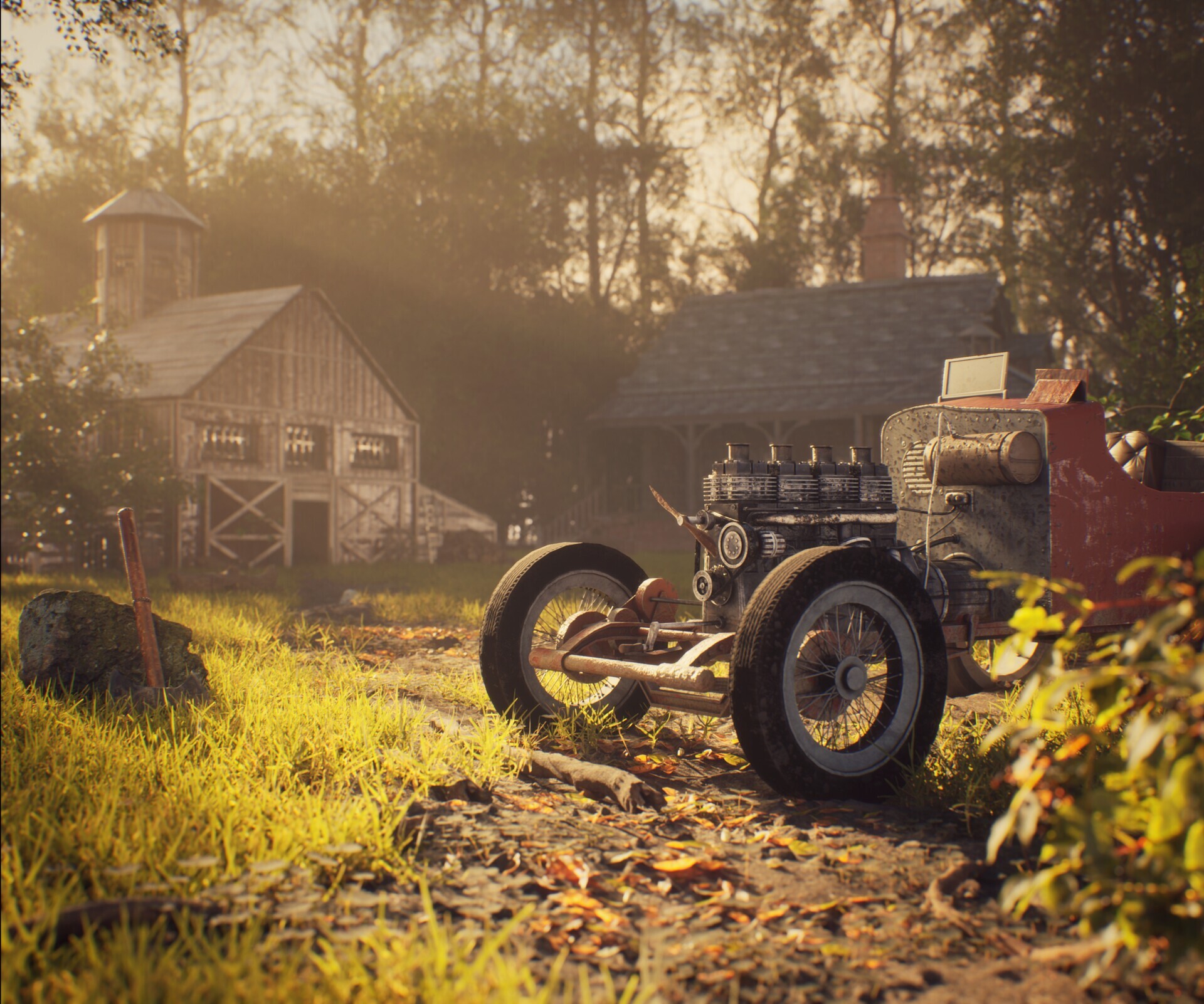 ArtStation - Western Farm