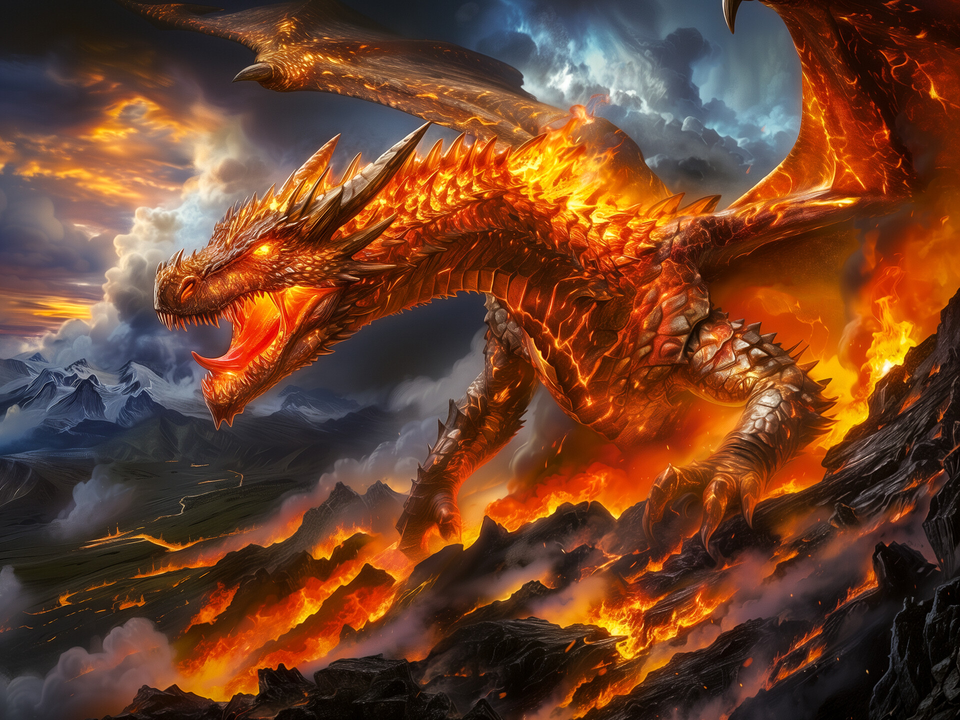 ArtStation - Vulfogo, the Lava Lord