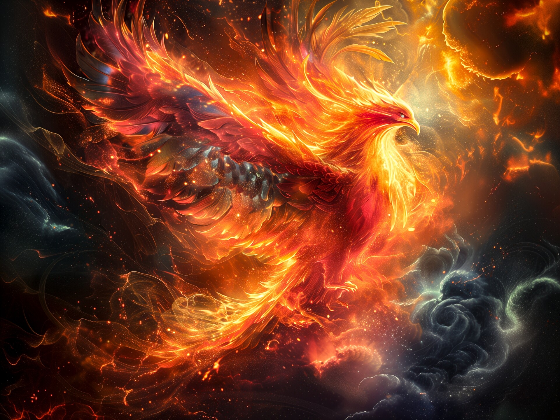 ArtStation - Amberflame, the Imperial Phoenix