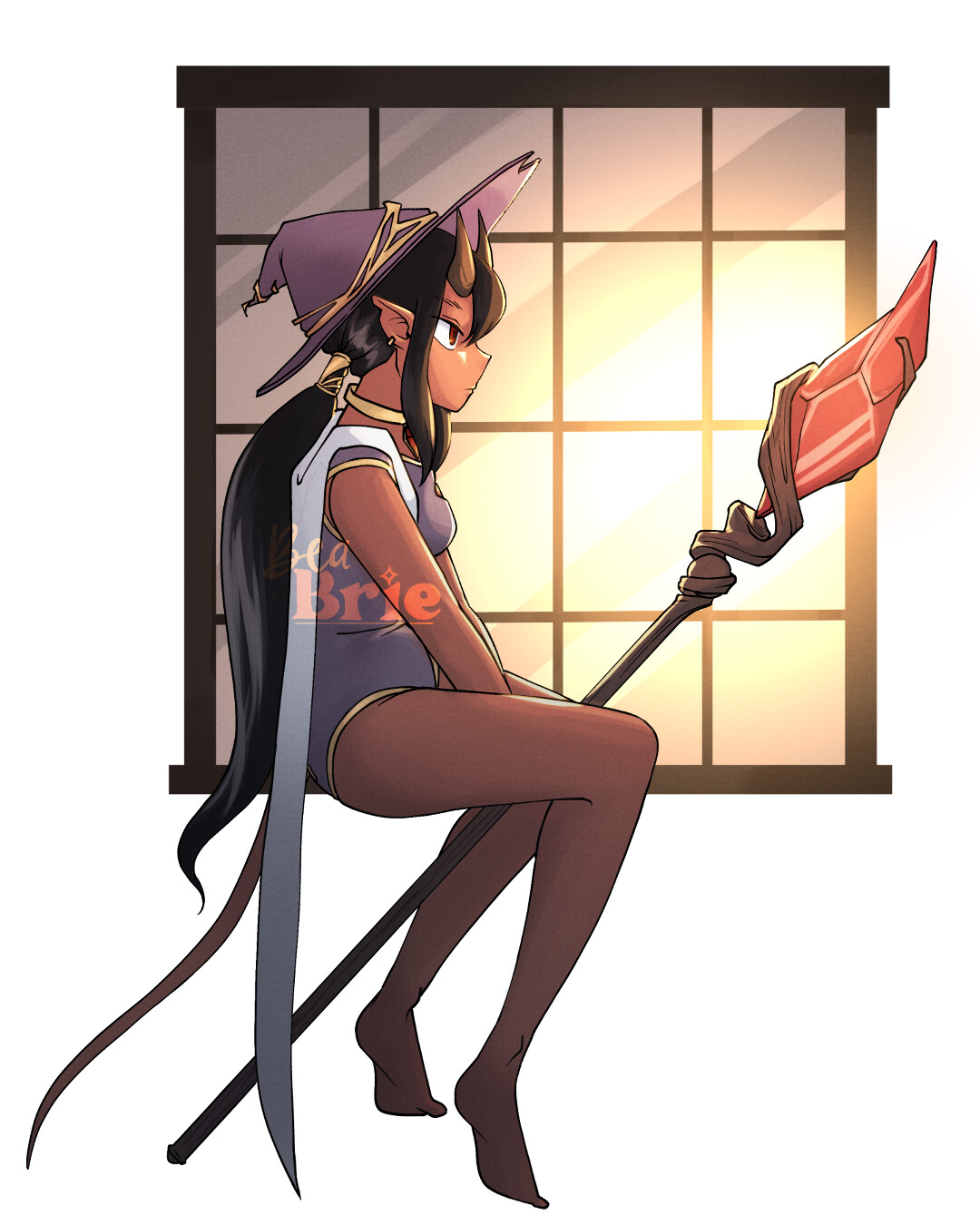 BeaBrie - Tiefling Wizard