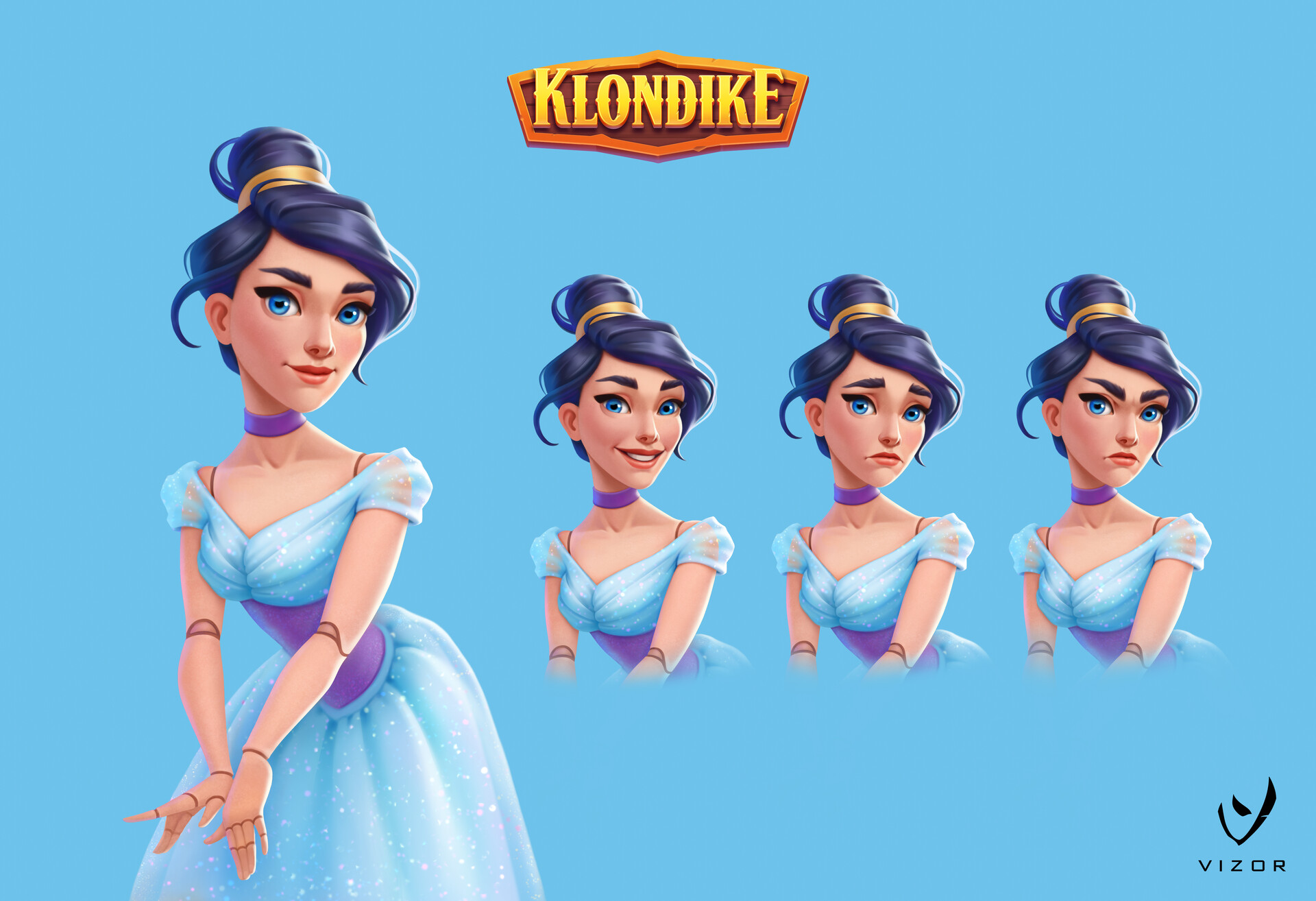 ArtStation - Character for Klondike Mobile (Vizor Games)