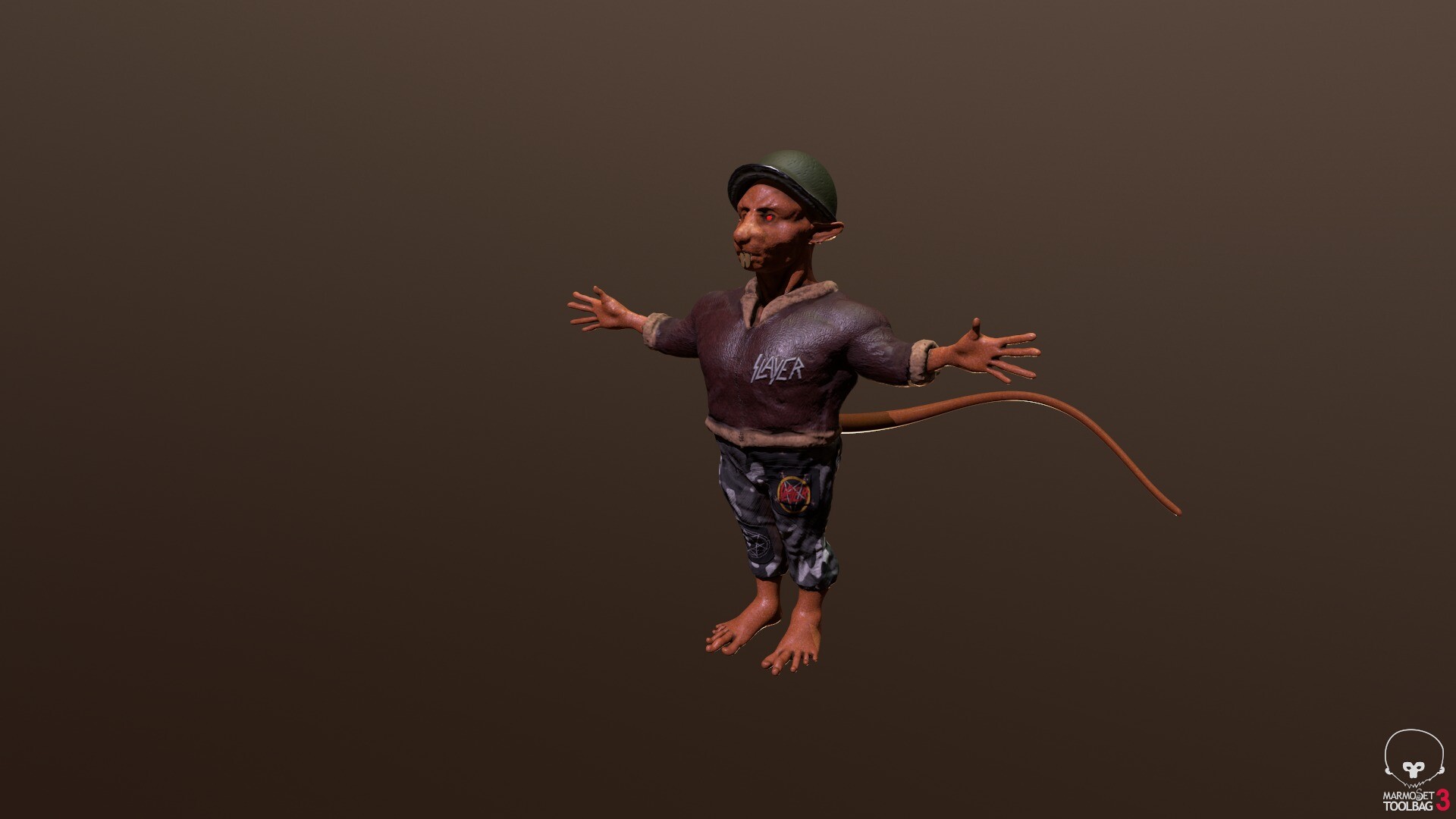 ArtStation - Slayer Rat ready for rigging