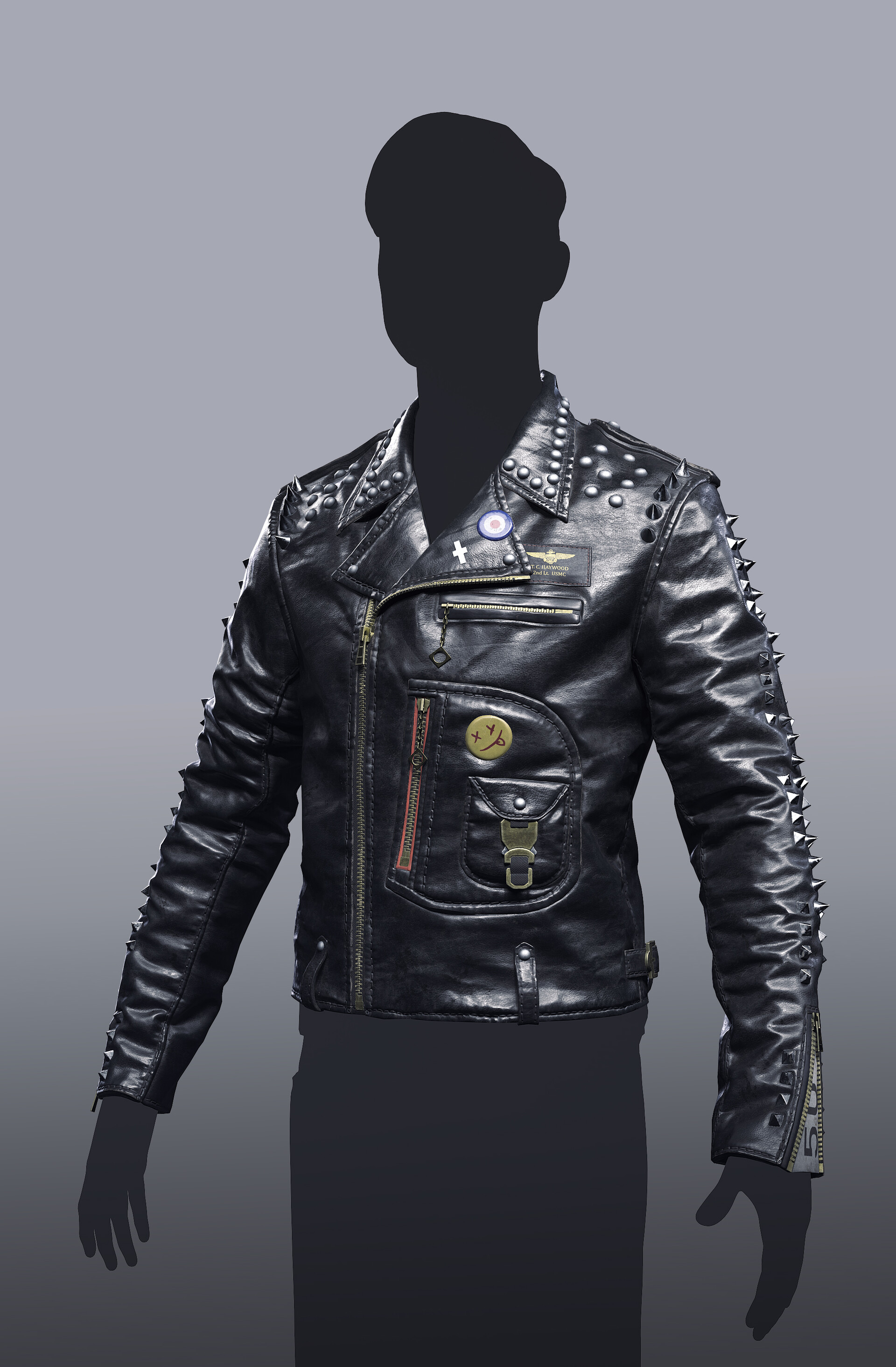 ArtStation - Leather jacket