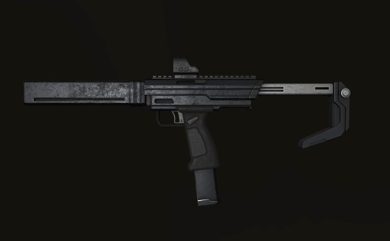 ArtStation - Game-ready Tactical SMG