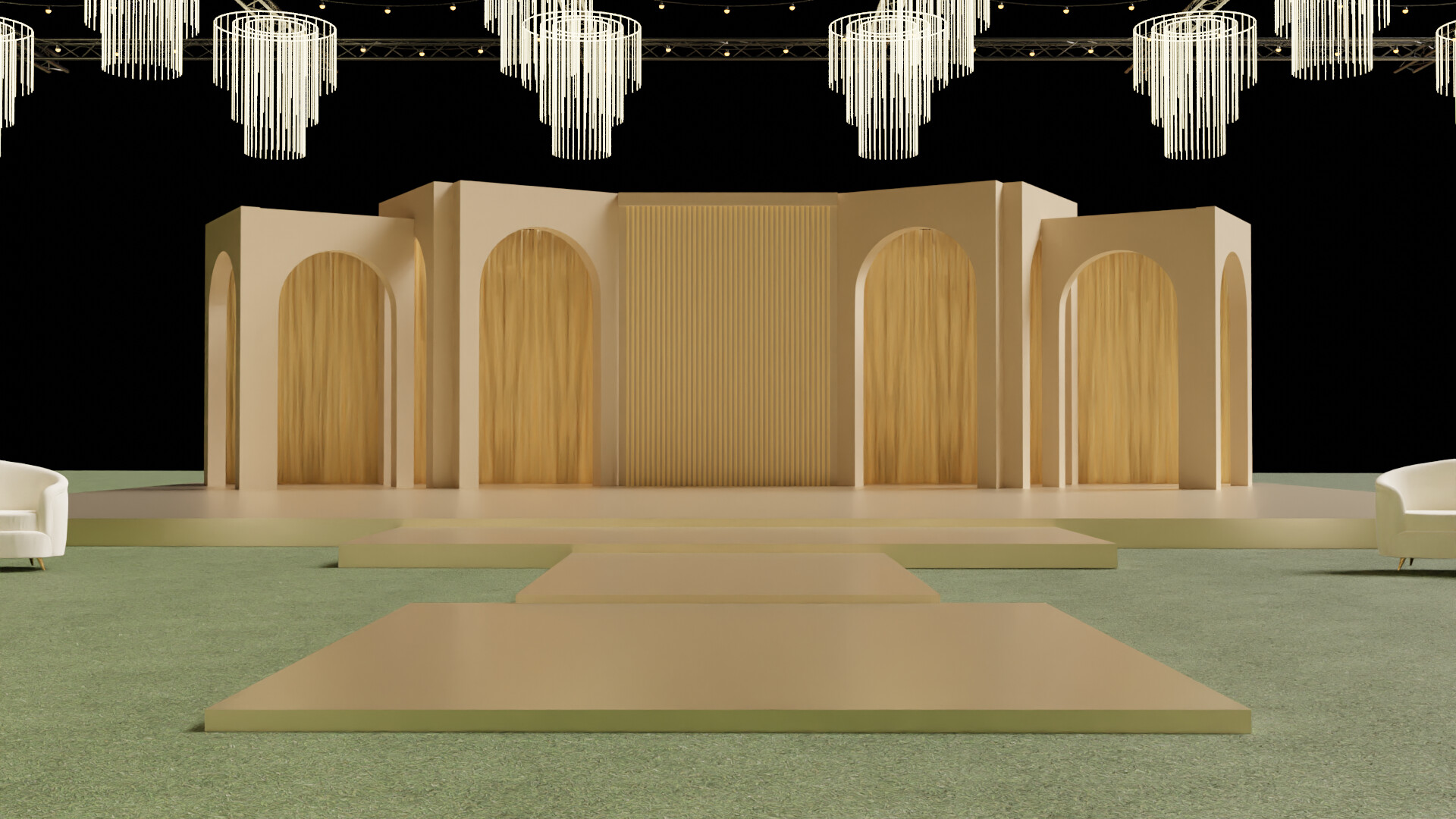 Rahat Al Meem - Big Stage Design for Luxury wedding events