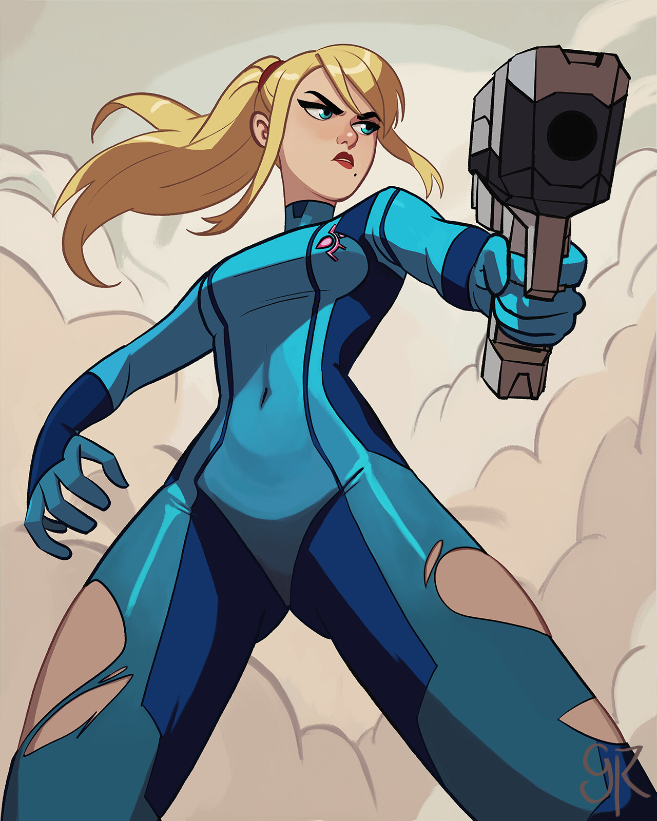 ArtStation - Samus in the mist