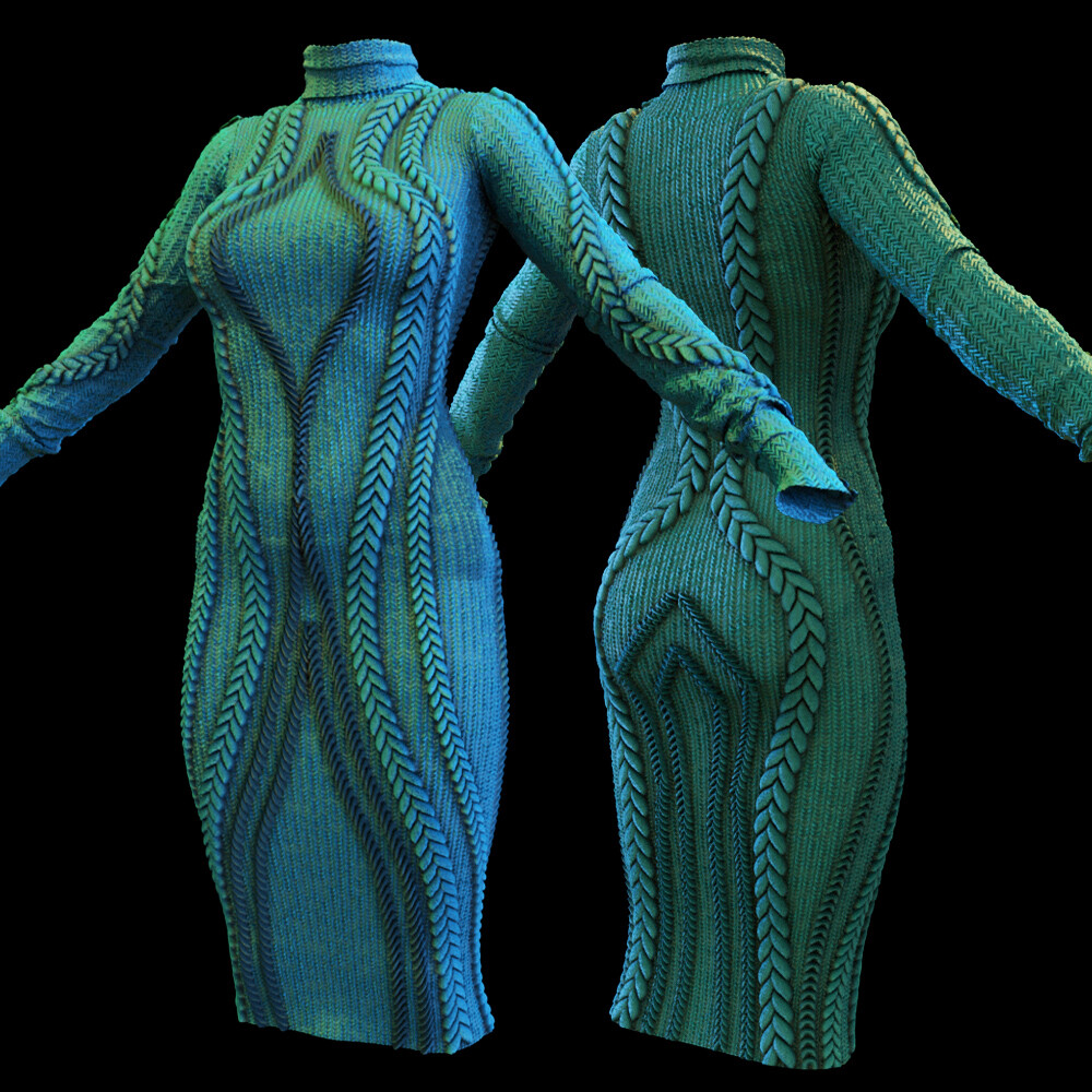 ArtStation - wool and knitted material Toolkit