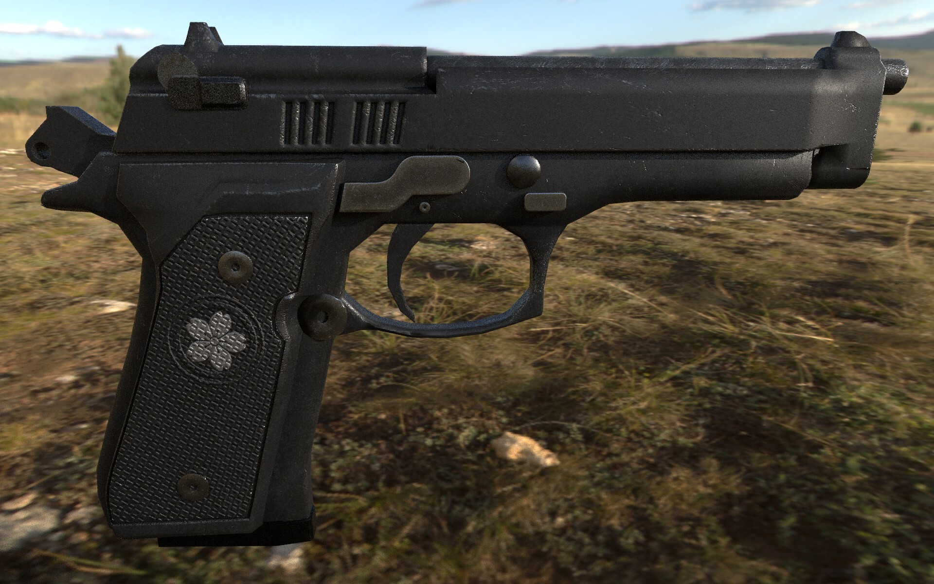 ArtStation - M9 Pistol