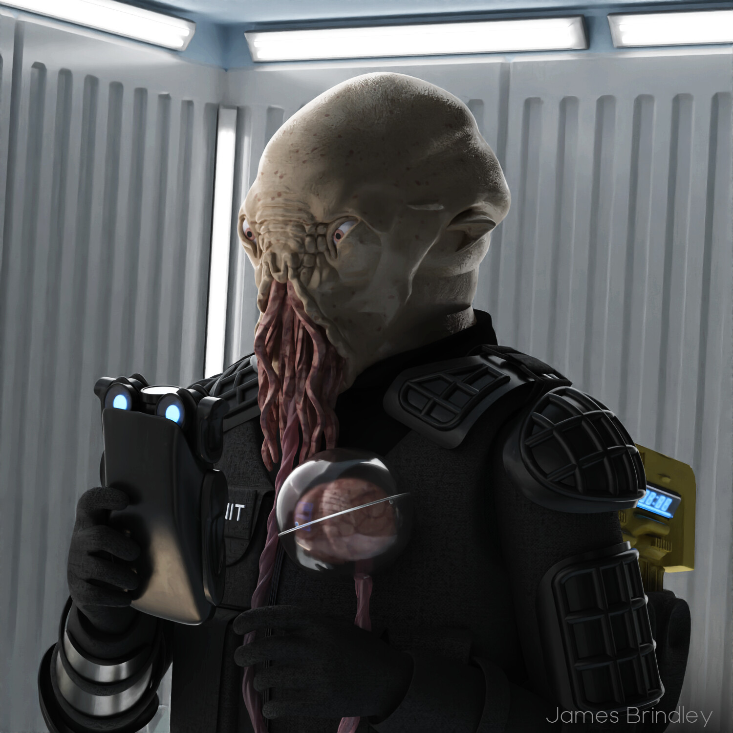 ArtStation - UNIT Ood Doctor Who