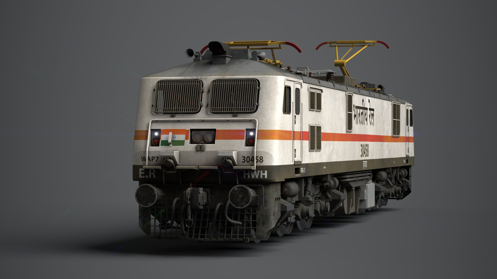 ArtStation - Dirty WAP 7 / Locomotive