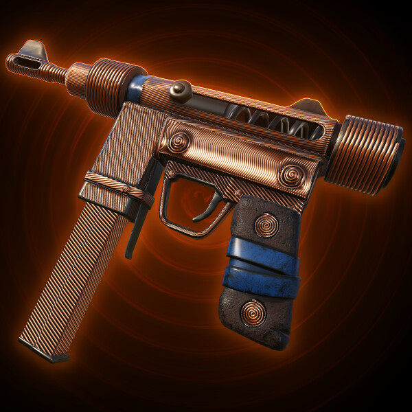 ArtStation - RUST Custom SMG Skin texture