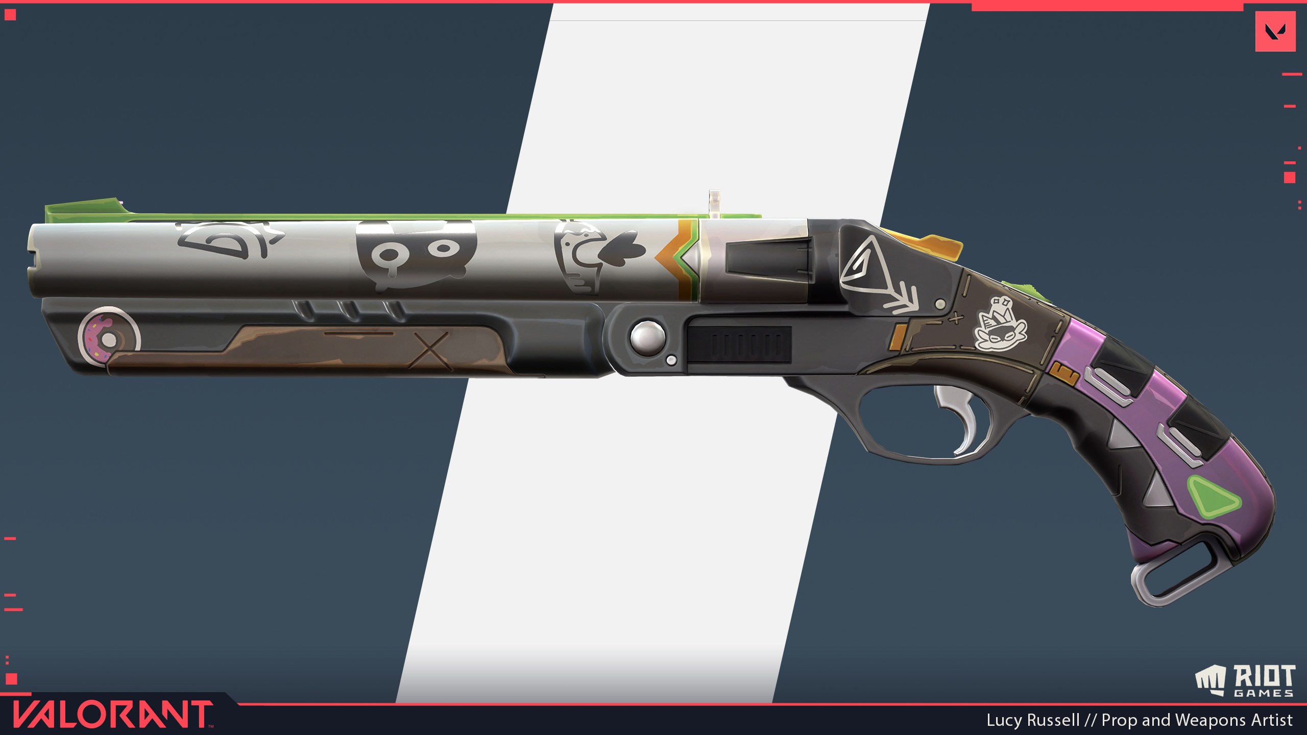 Lucy Russell - VALORANT // Shorty 2023 Skins Visual Upgrade