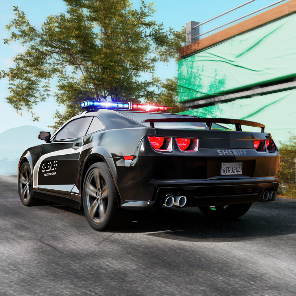 ArtStation - Police Car Icon