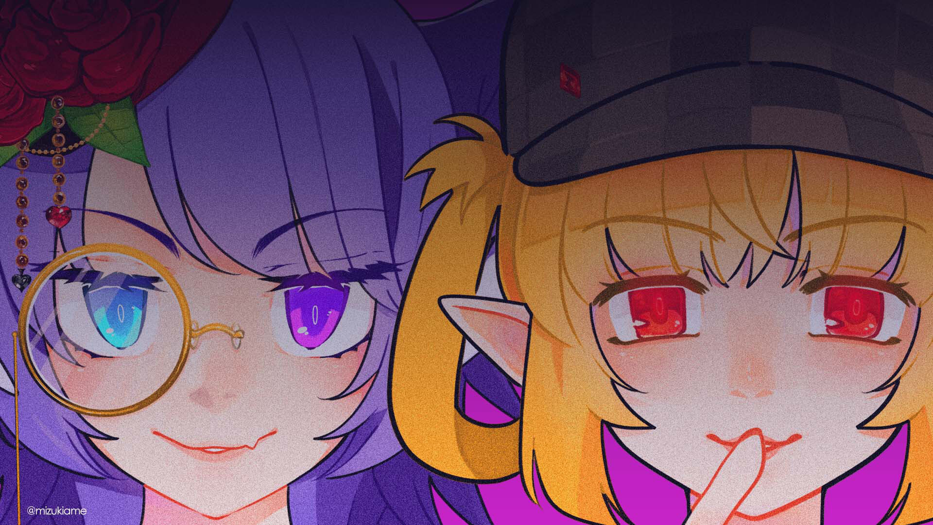 ArtStation - Detective Pomu and Prof Moritsuki Postcard