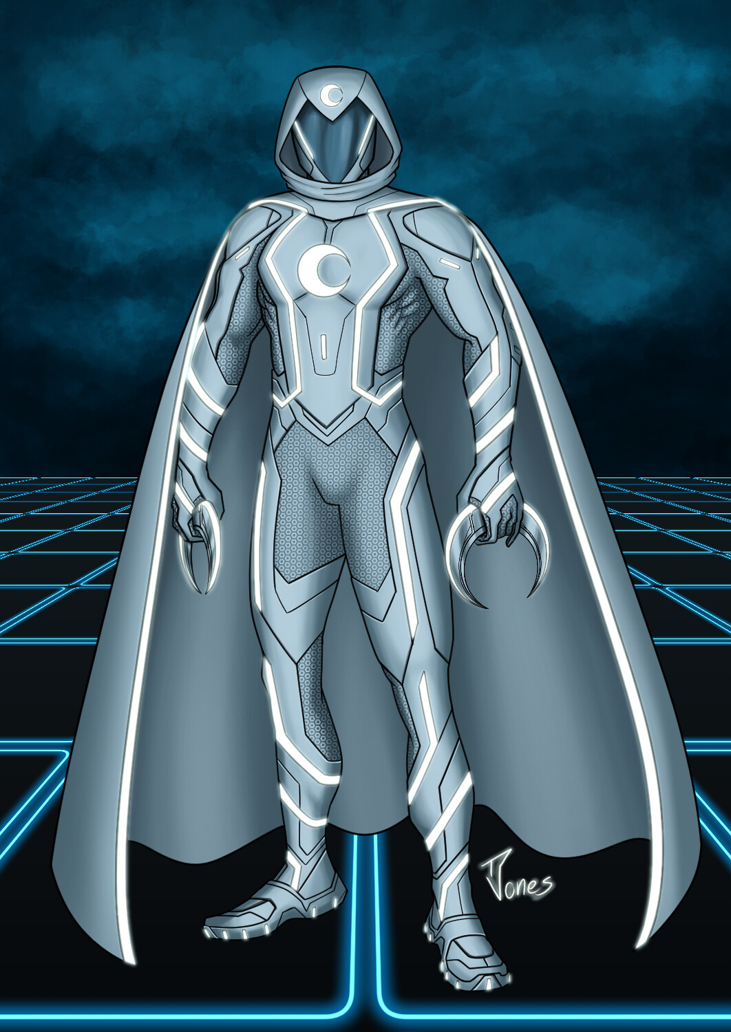 ArtStation - MoonKnight in TRON