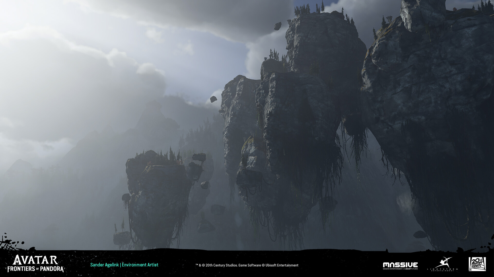 Sander Agelink - Frontiers of Pandora - Floating Mountains - Clouded Forest