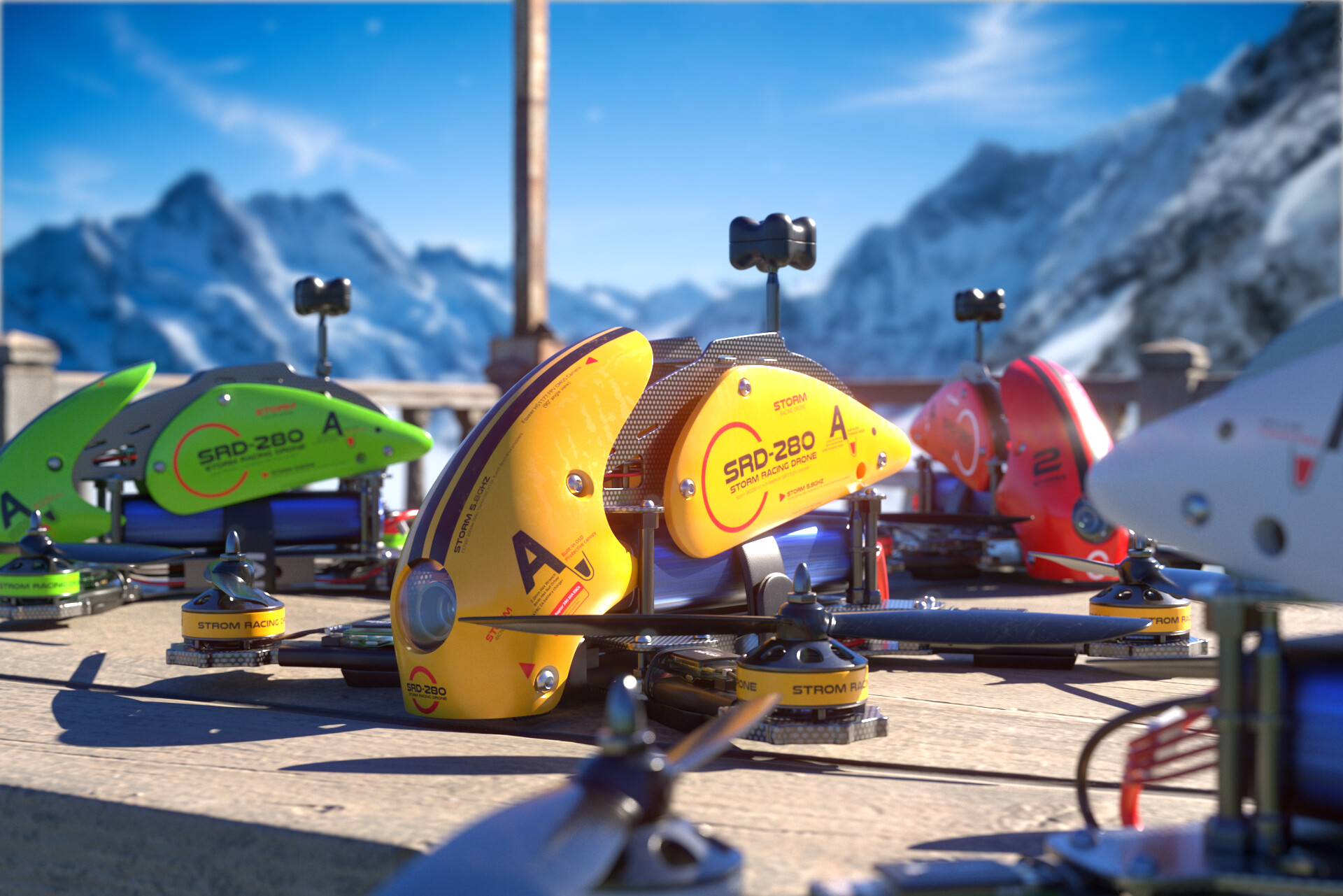 ArtStation - STORM RACING DRONE