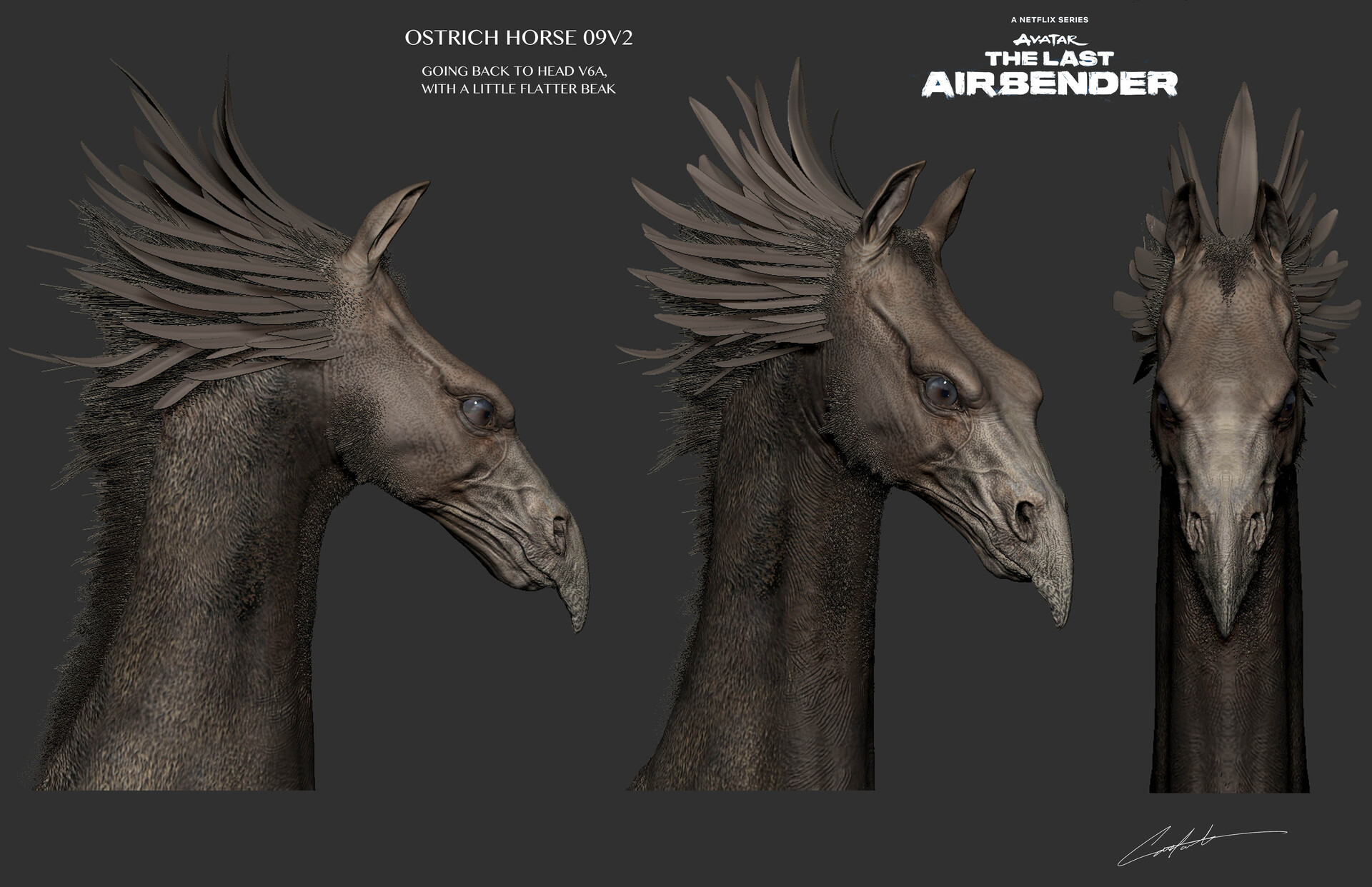 Constantine Sekeris - Netflix Avatar the Last Airbender "Ostrich Horse ...