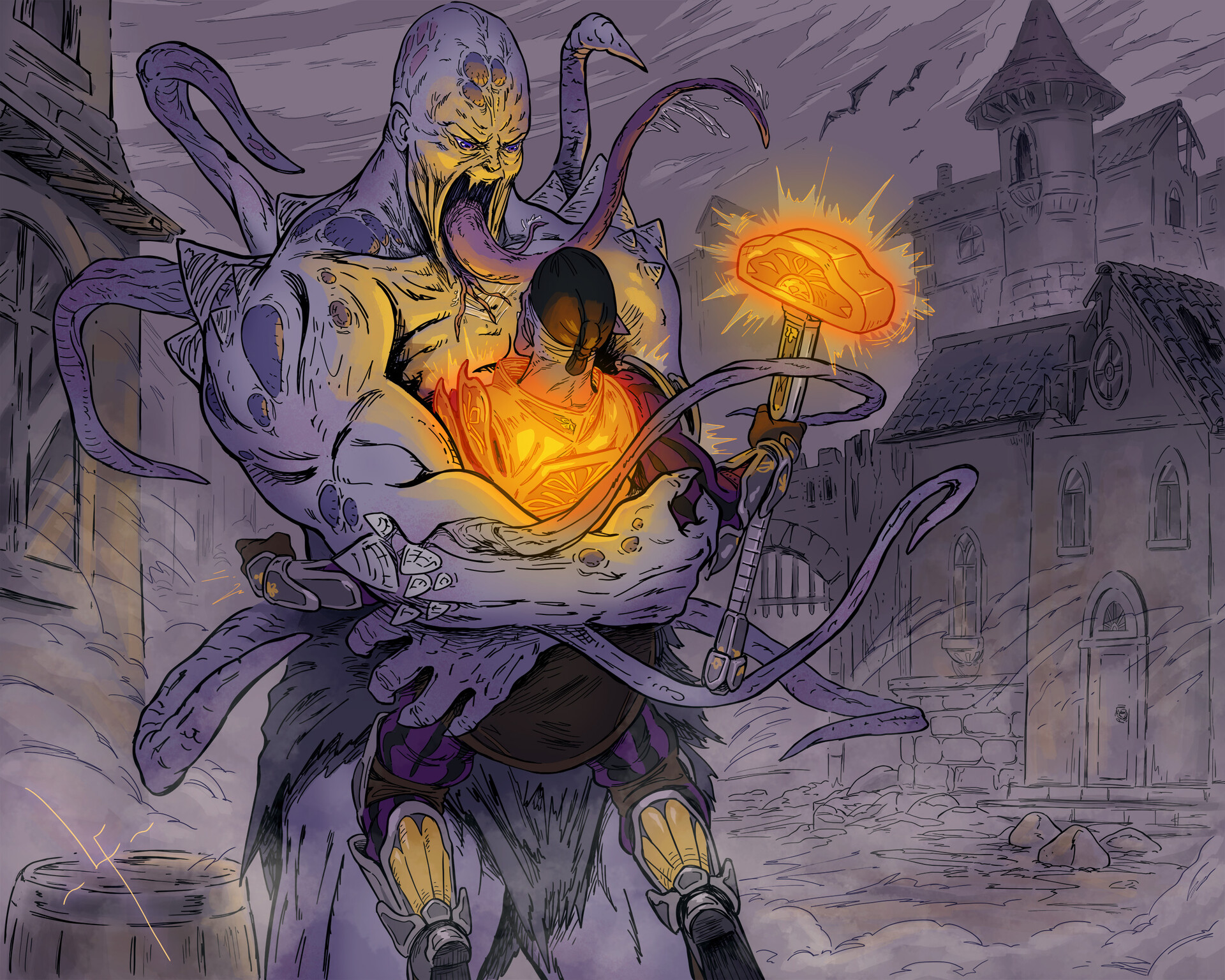 ArtStation - Grabbed by a Drakkenheim ogre