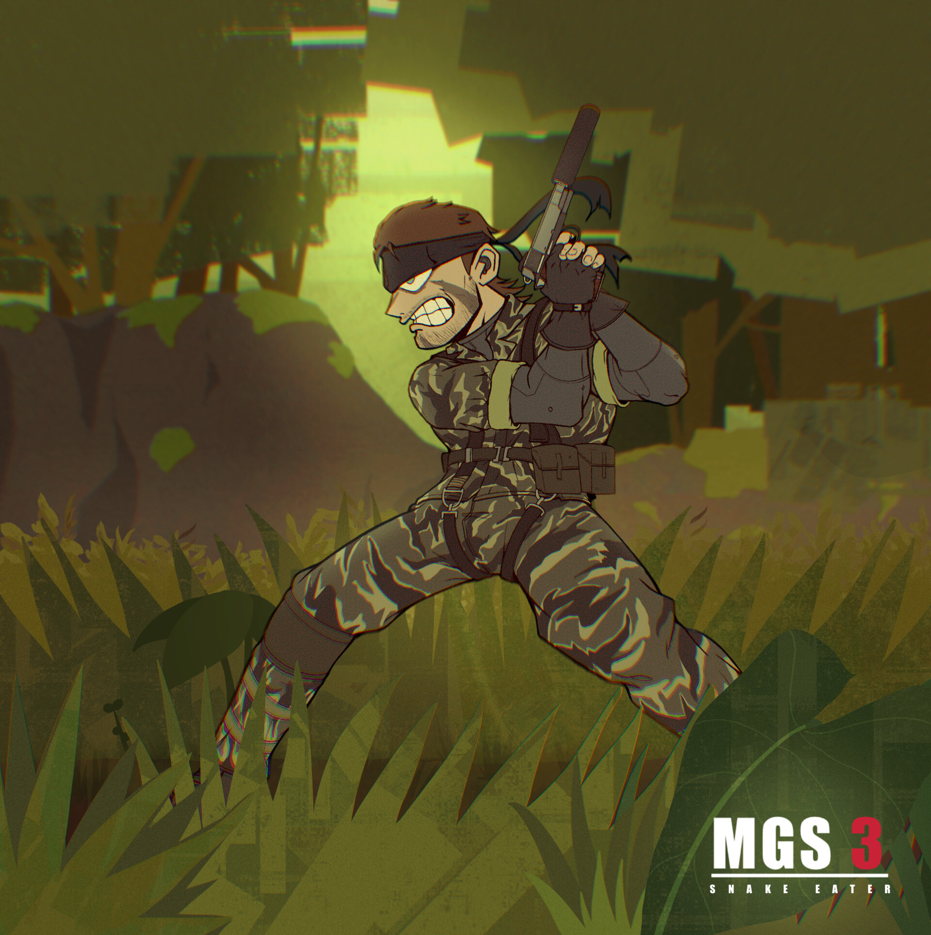 ArtStation - MGS 3: SNAKE EATER