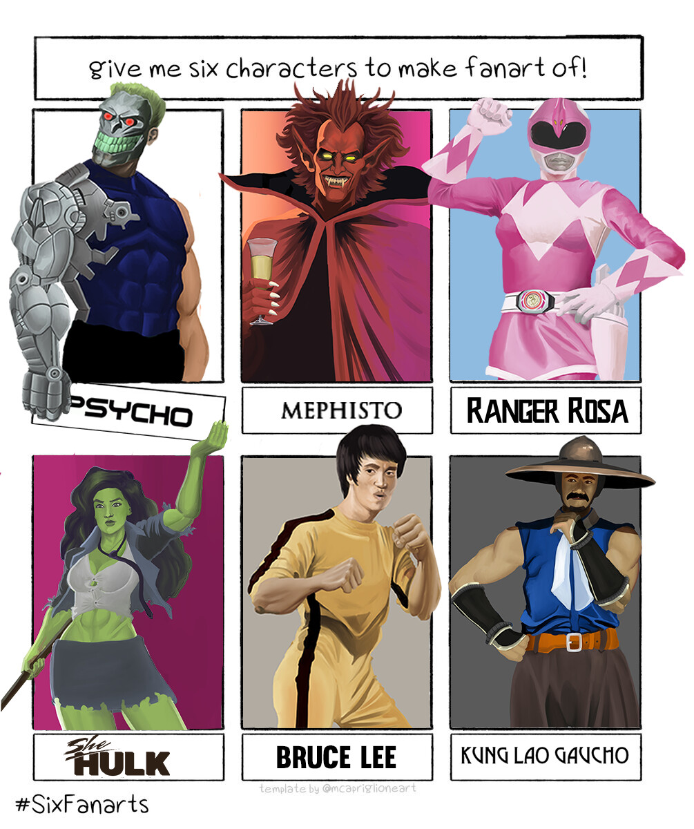 ArtStation - Six Fanart challenge