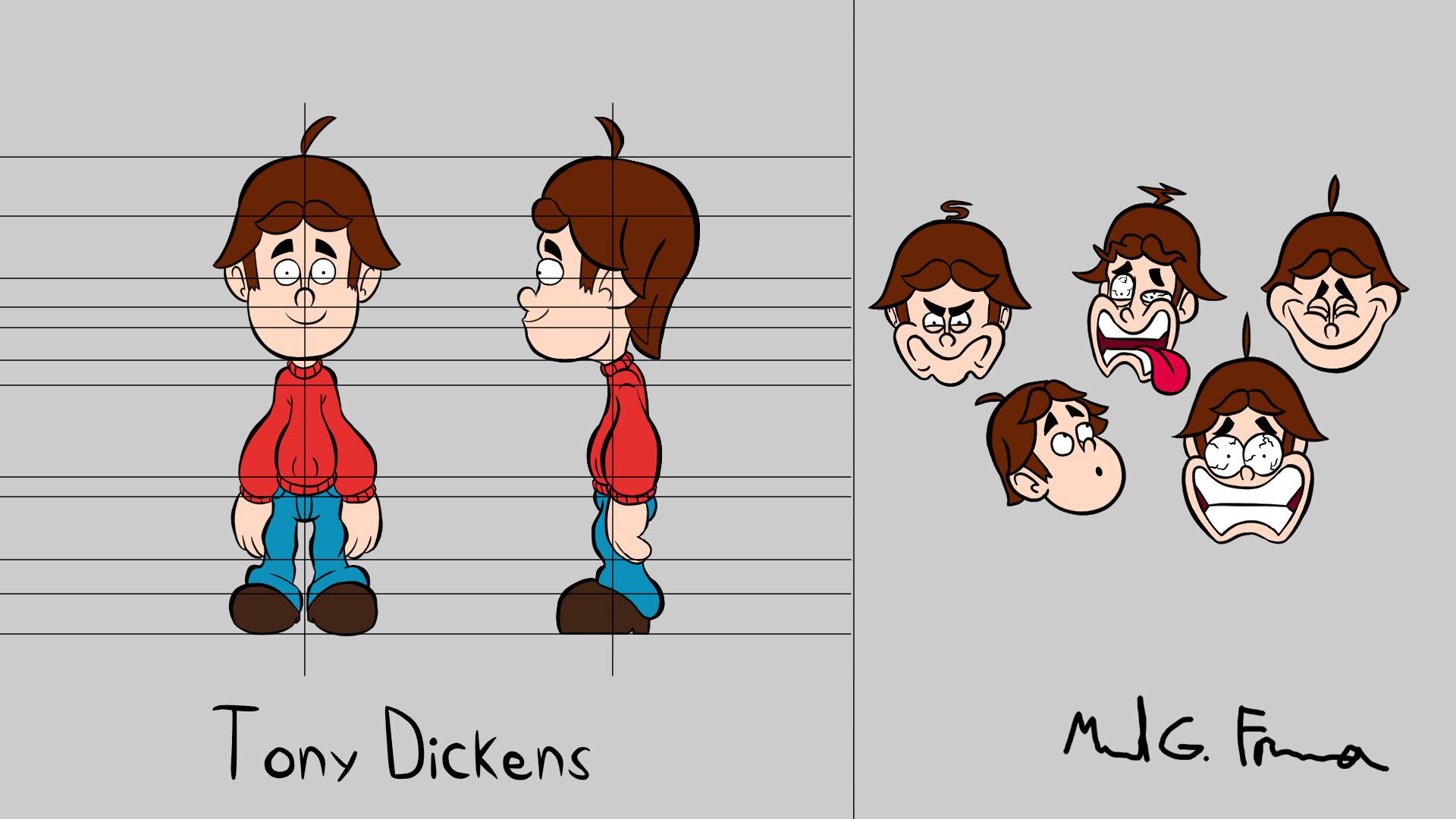 ArtStation - Character Turnaround - Tony Dickens