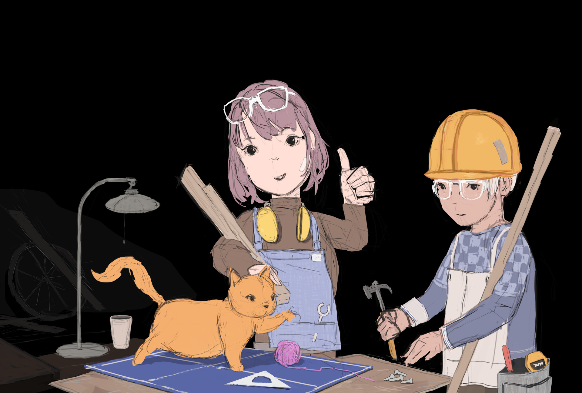 ArtStation - rough drafts, illustration