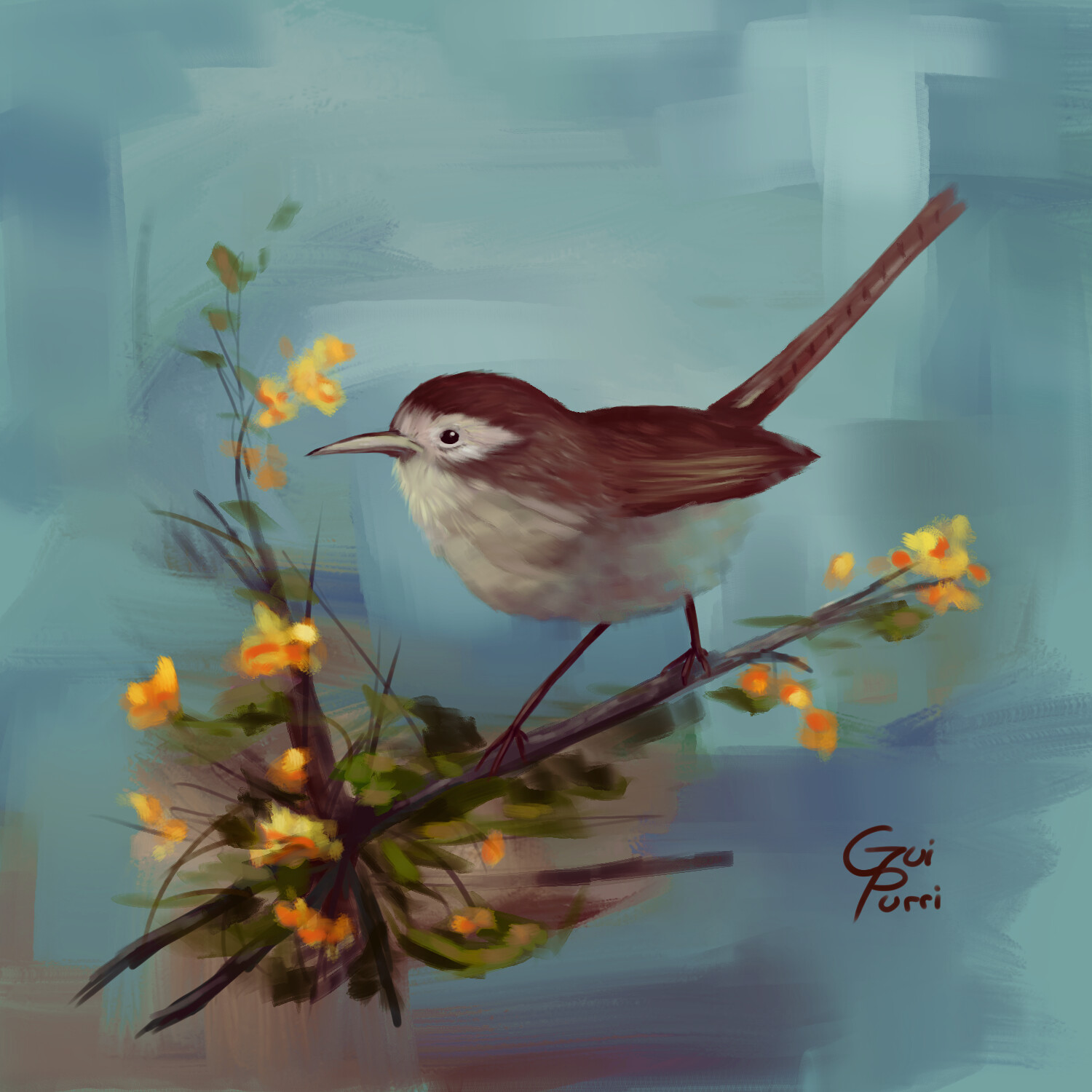 ArtStation - Bird in Spring