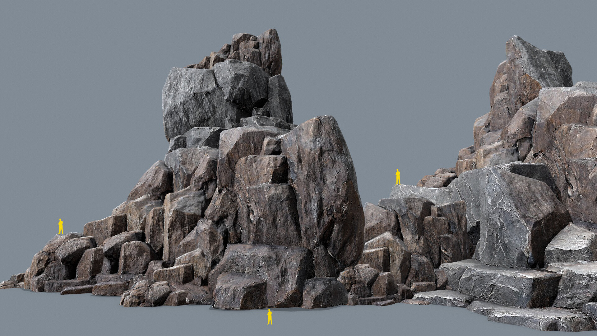 ArtStation - cliff rocks