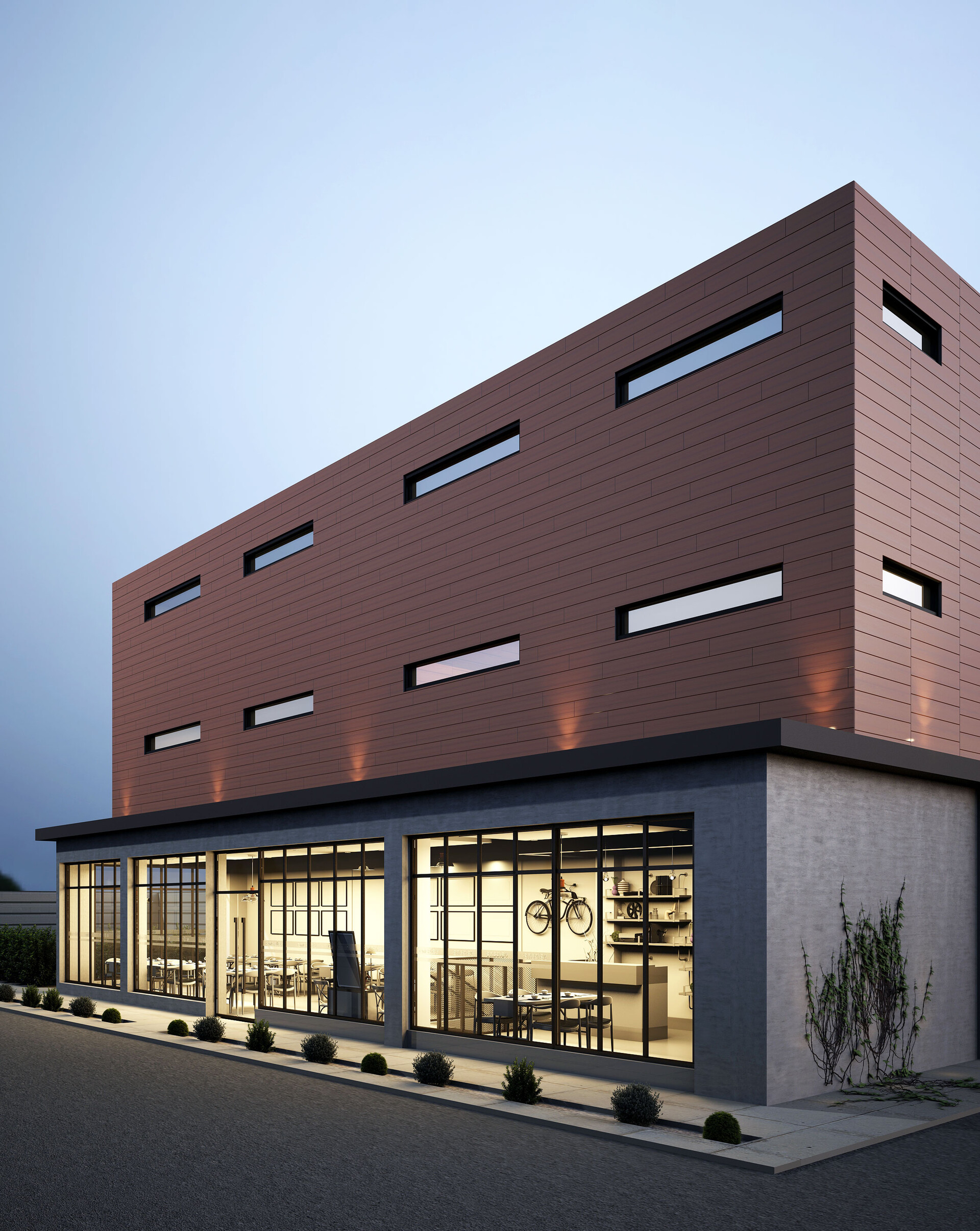 ArtStation - Exterior rendering facade