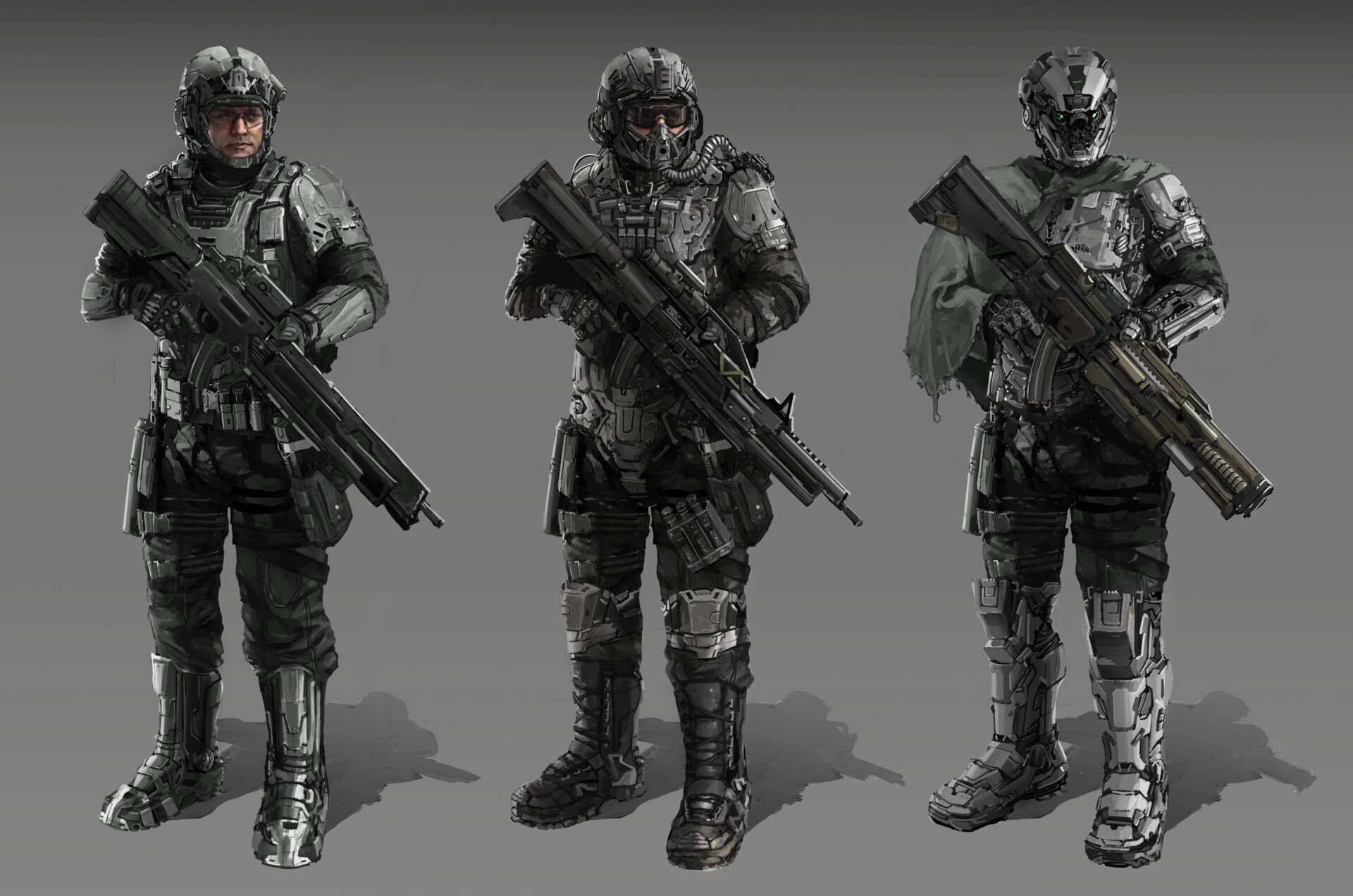 ArtStation - Sci-FI Soldier Concepts