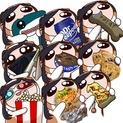 ArtStation - kefEat - Emote Variations of Nom