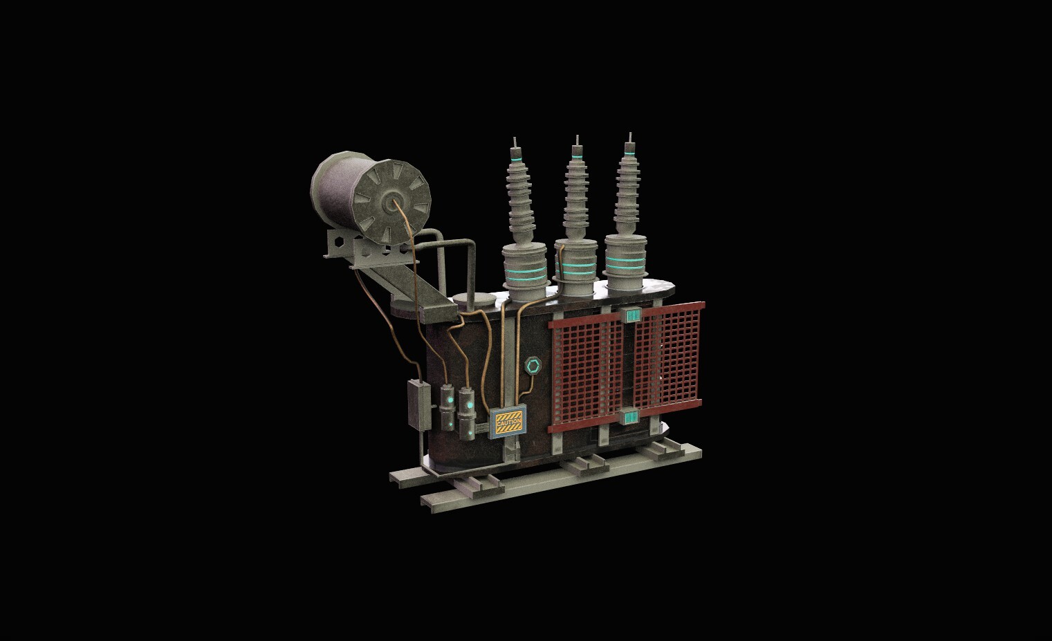 ArtStation - 3 PHASE TRANSFORMER