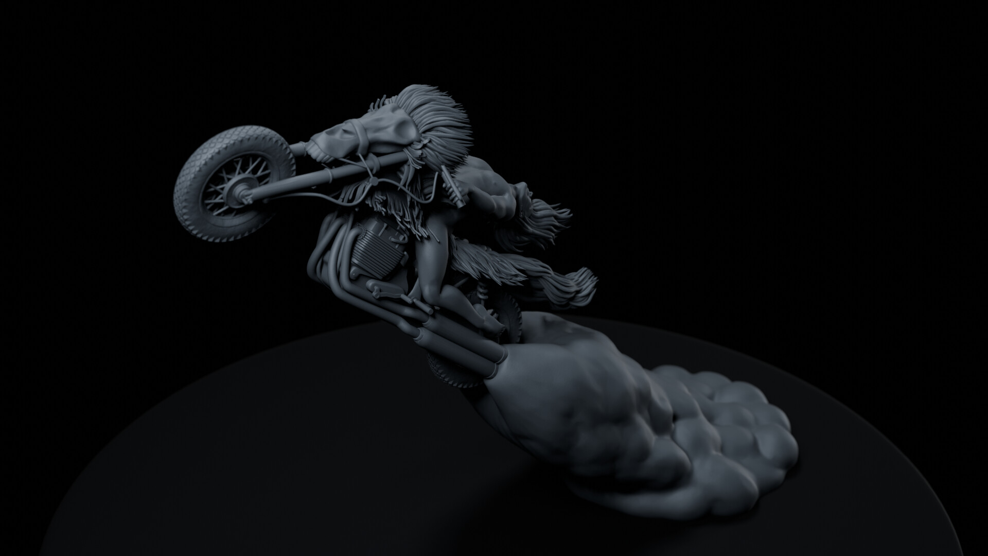ArtStation - 3D Model "Metal Loaf: Bat Out of Hell - Songs of Jim Steinman"