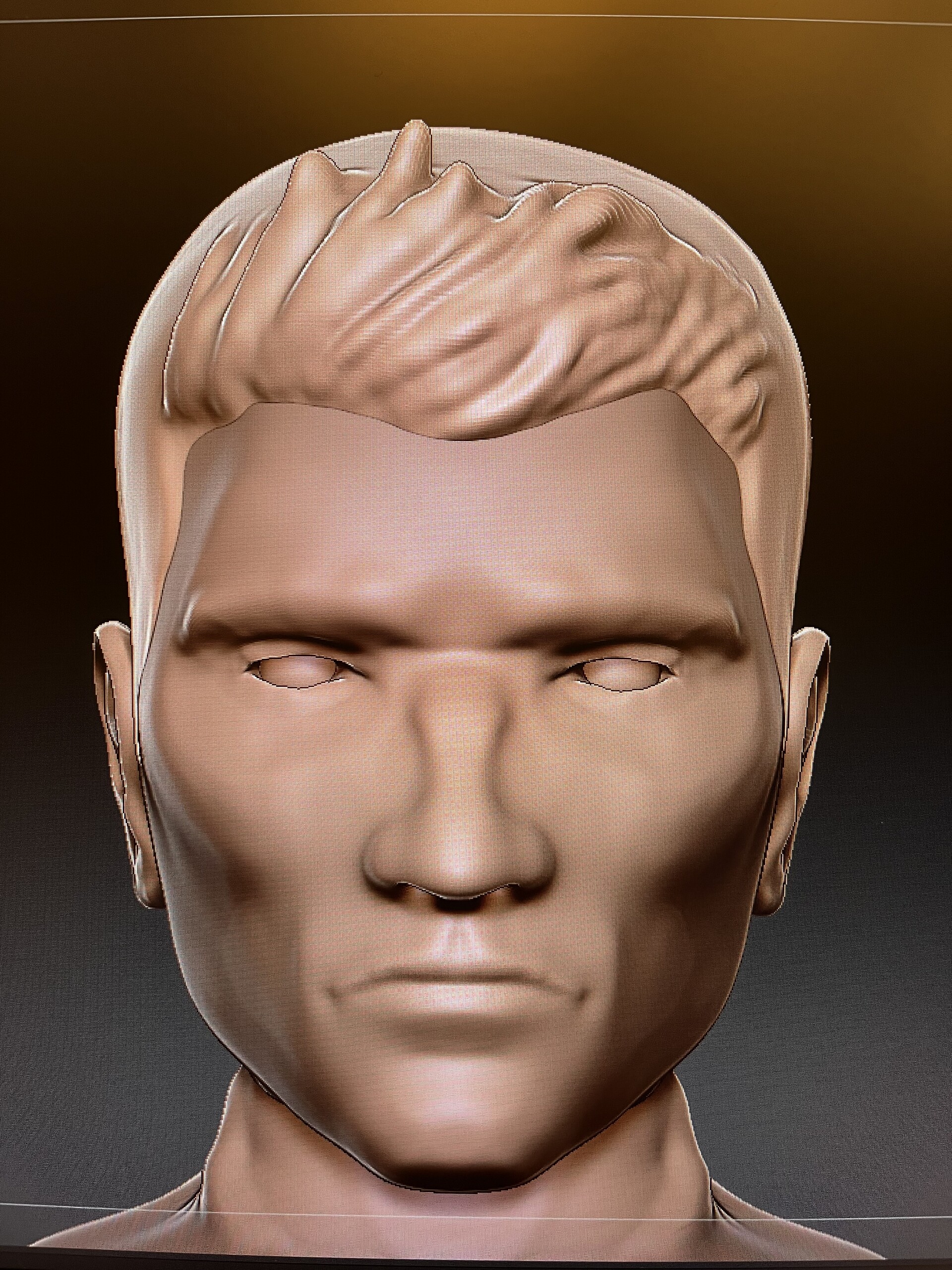 ArtStation - Focused on work look (Skulptur)