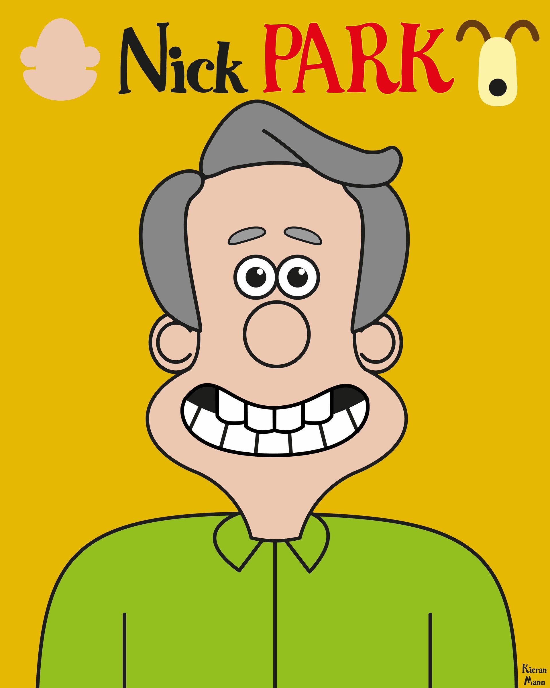 ArtStation - Nick Park Caricature