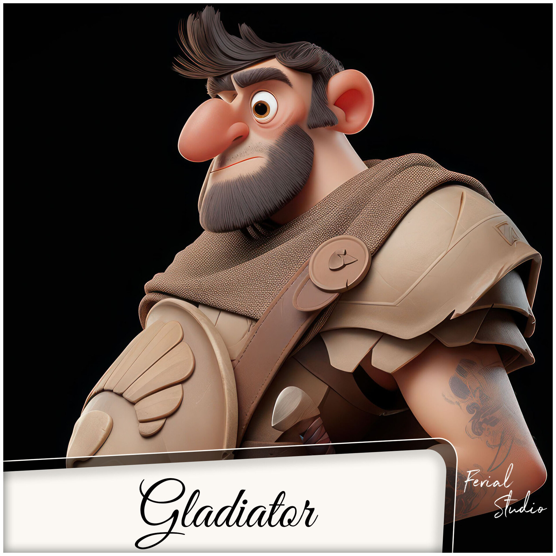 ArtStation - 🔹210 Gladiator Male - Stylized Character Reference Image ...