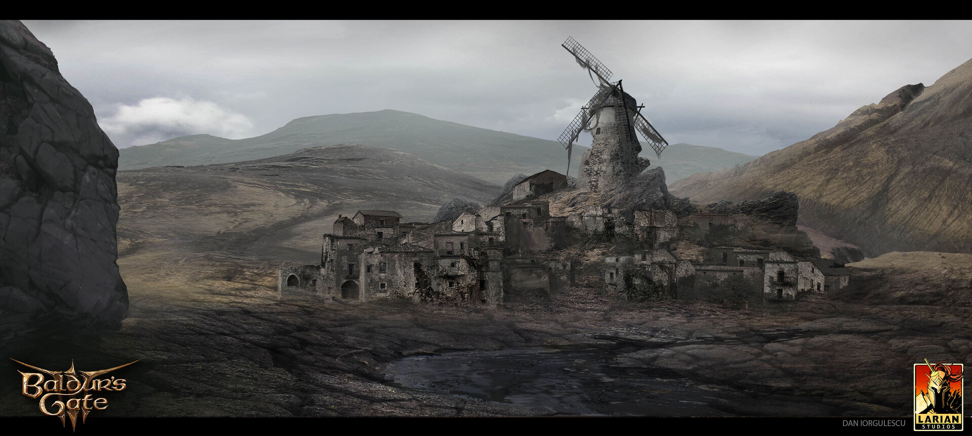 Dan Iorgulescu - Concept Art for Baldur's Gate 3 - Shadow cursed Lands