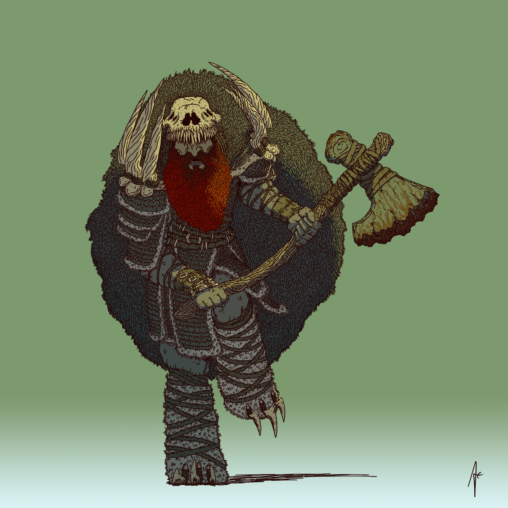 ArtStation - Vokridian Bloodbeard