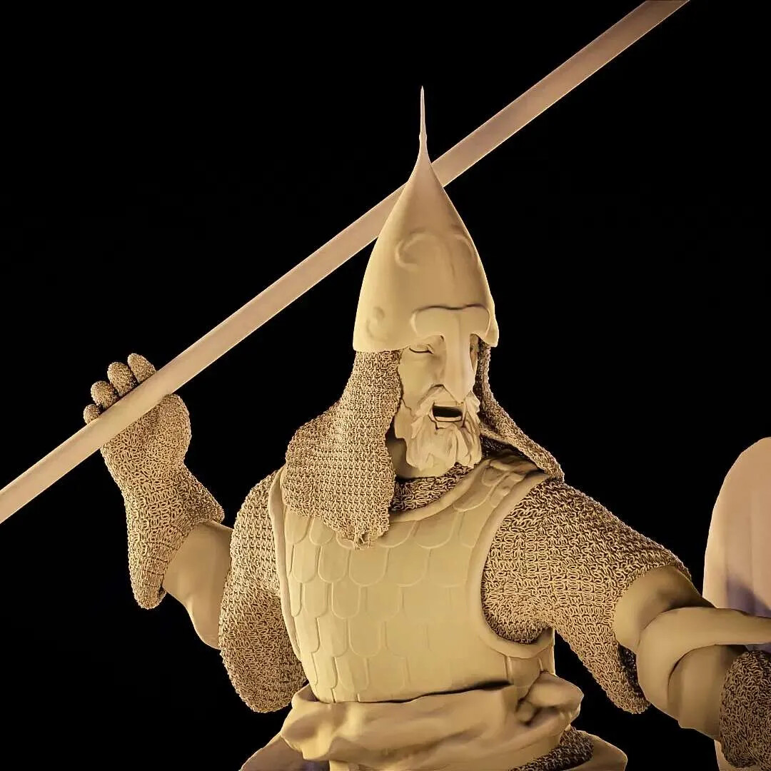 ArtStation - Slavic Warrior 3D print ver.2