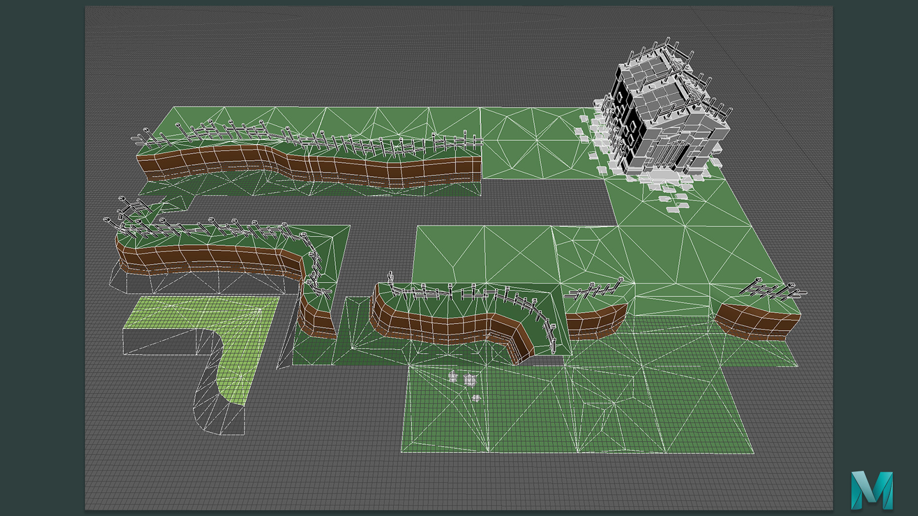 Eh Soe - Stylized Level for a WFC Generator