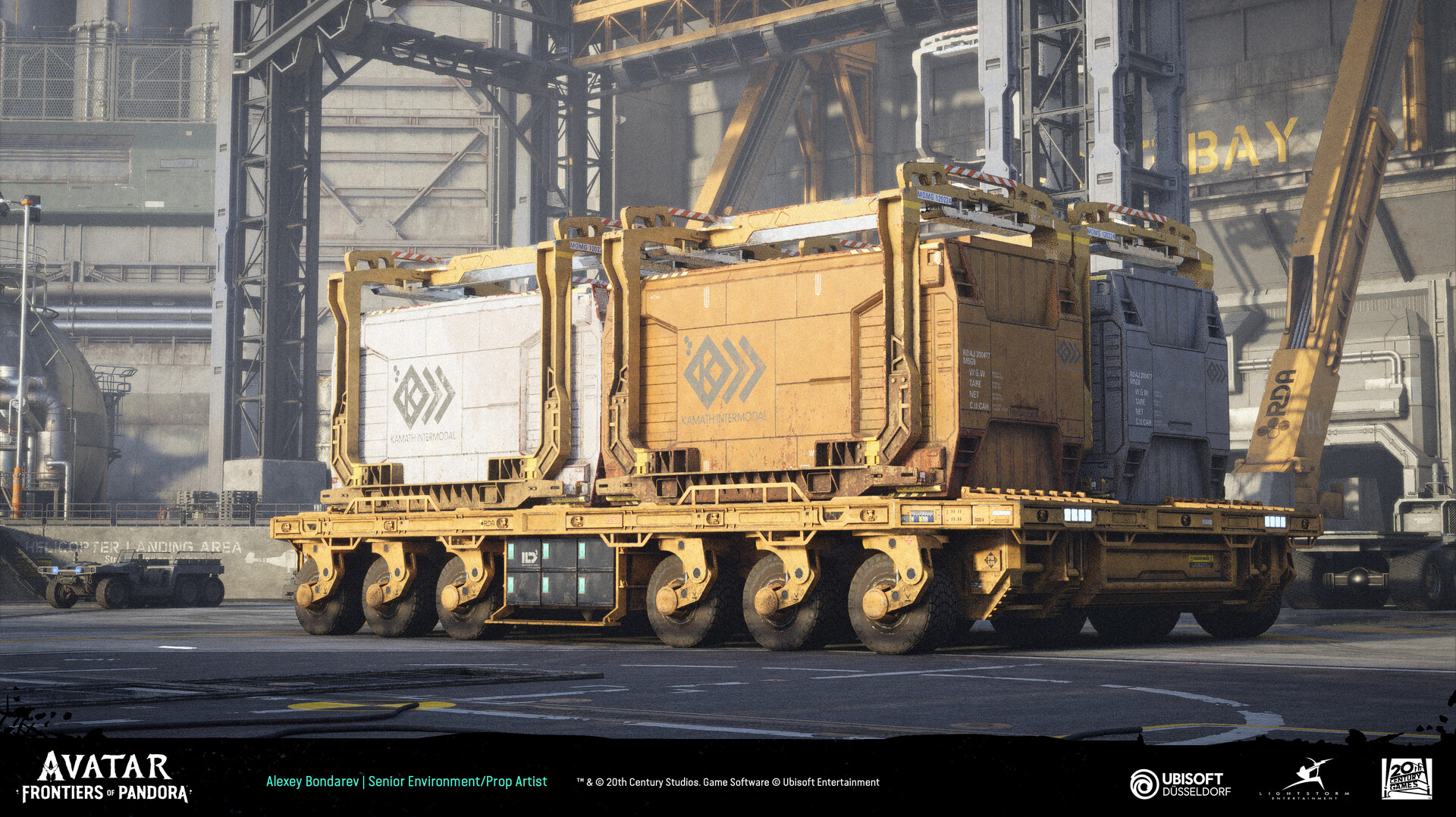 Alexey Bondarev - Avatar: Frontiers of Pandora - RDA Flat bed cargo cruiser