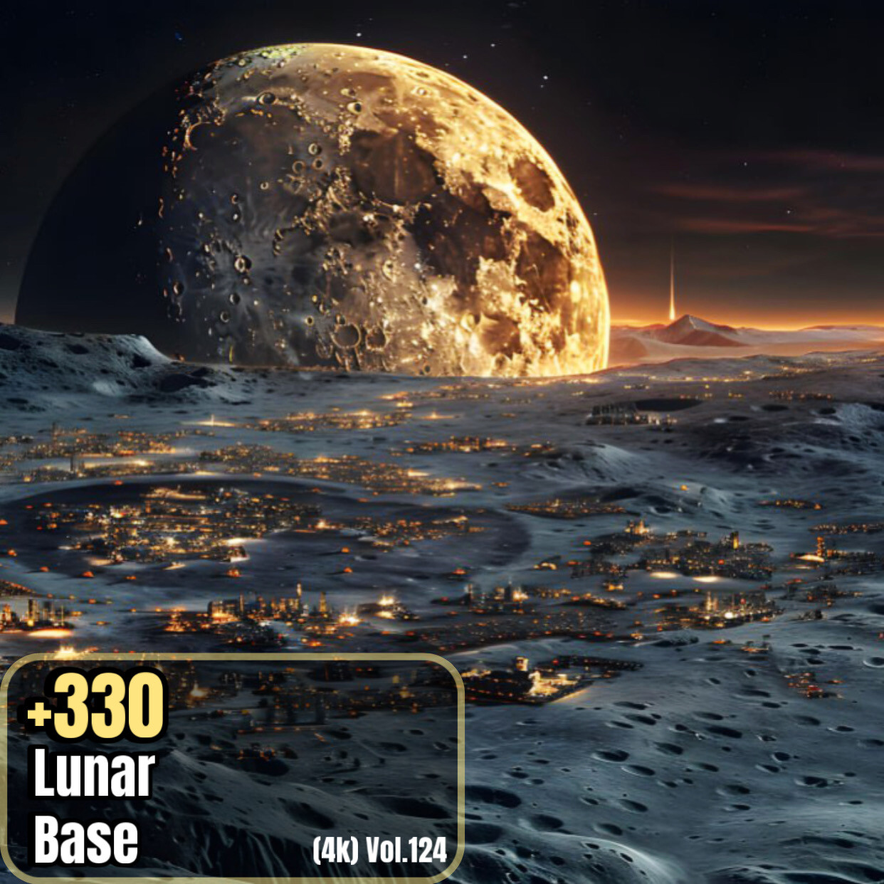 ArtStation - +330 Lunar Base concept (4k)